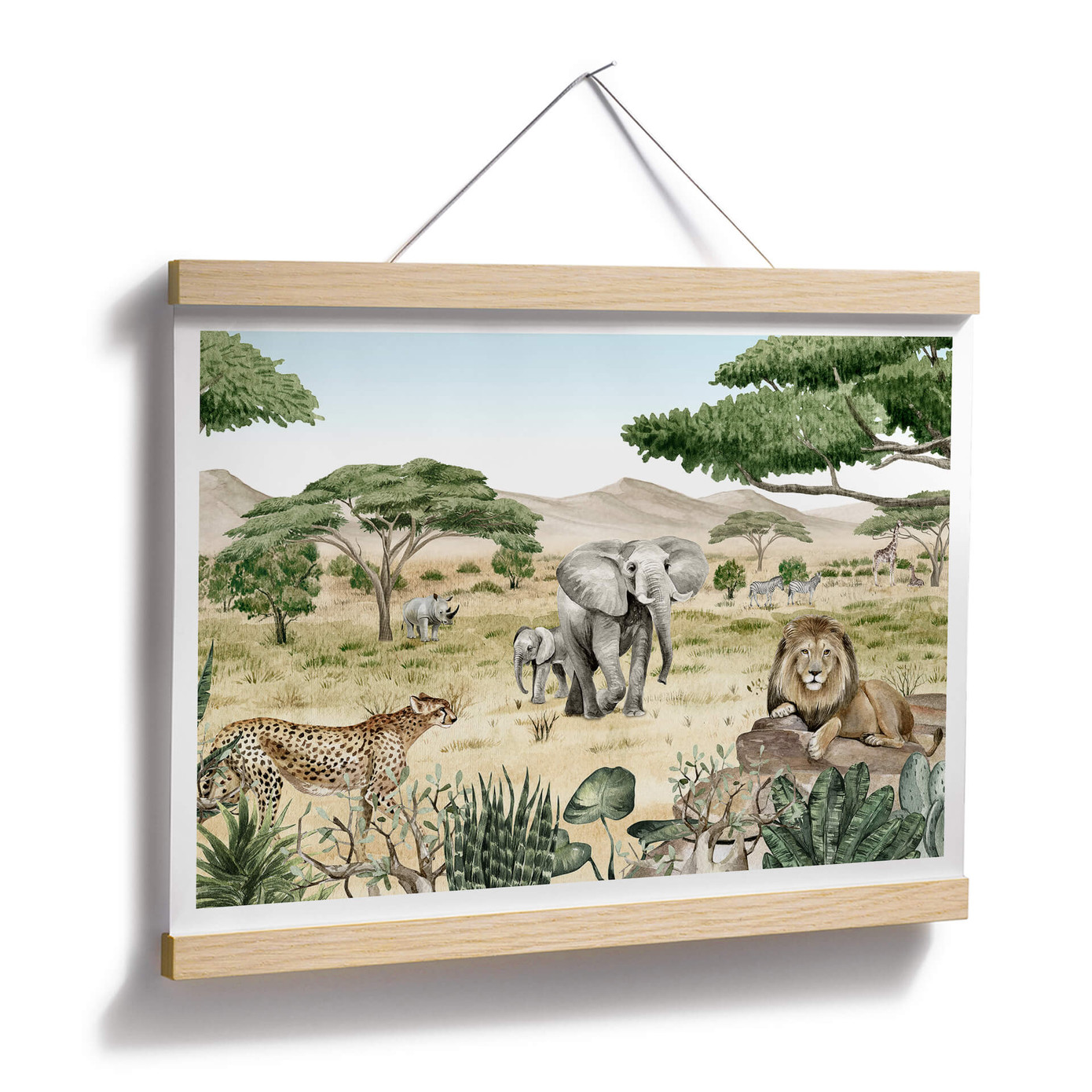 Poster Kikki Belle - Die Savanne | wall-art.de