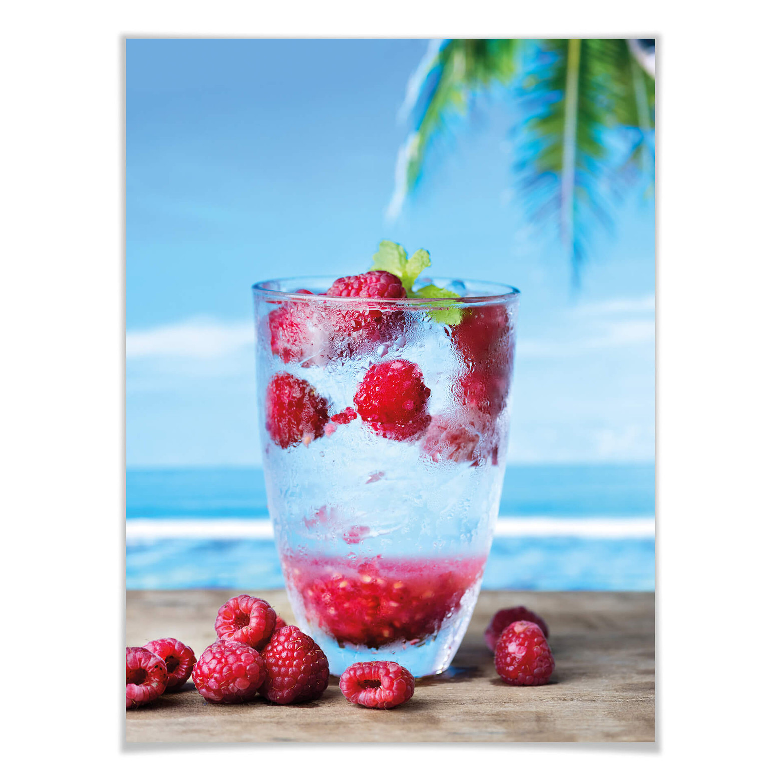 Poster Tropical Raspberry | wall-art.de