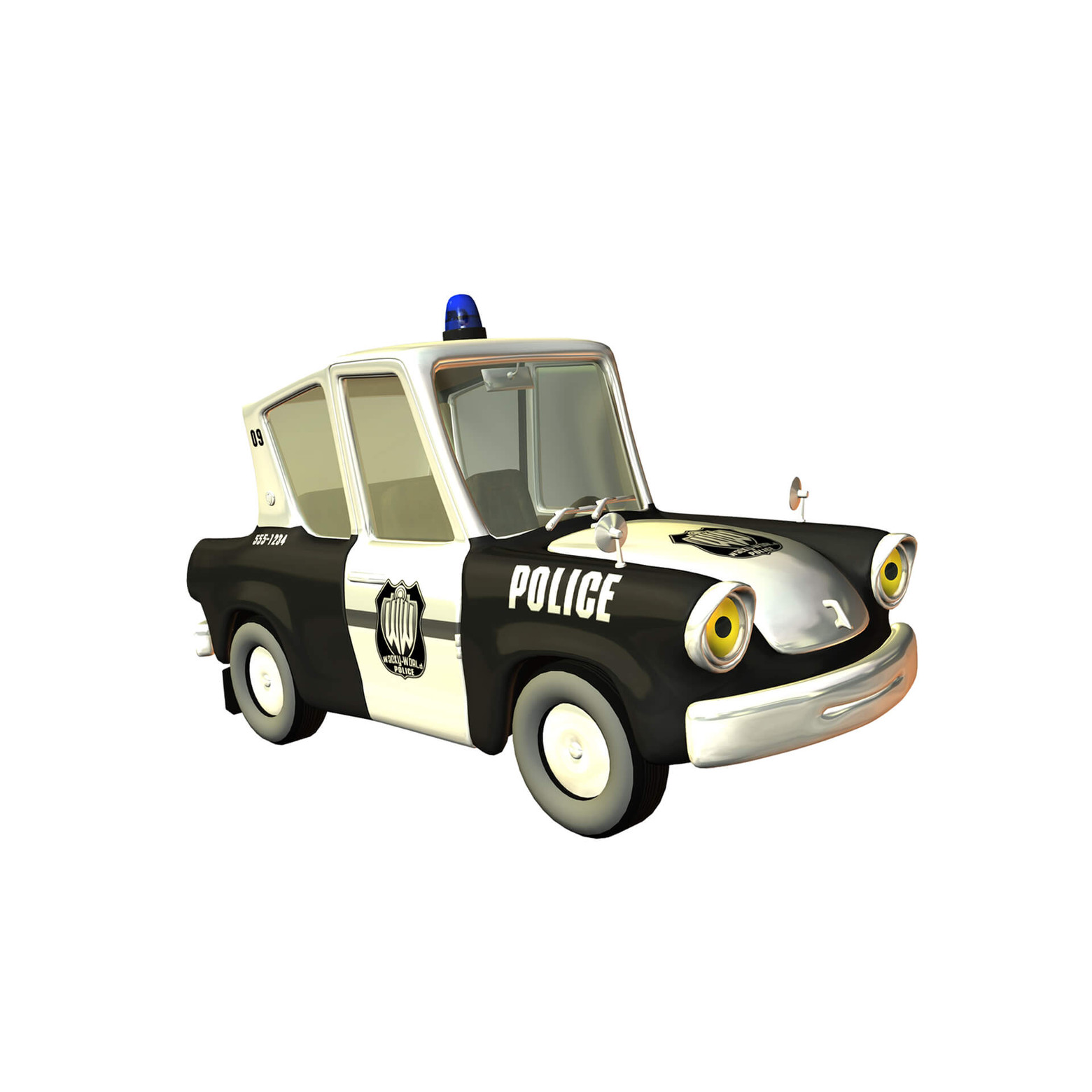 Politibil | wall-art.dk