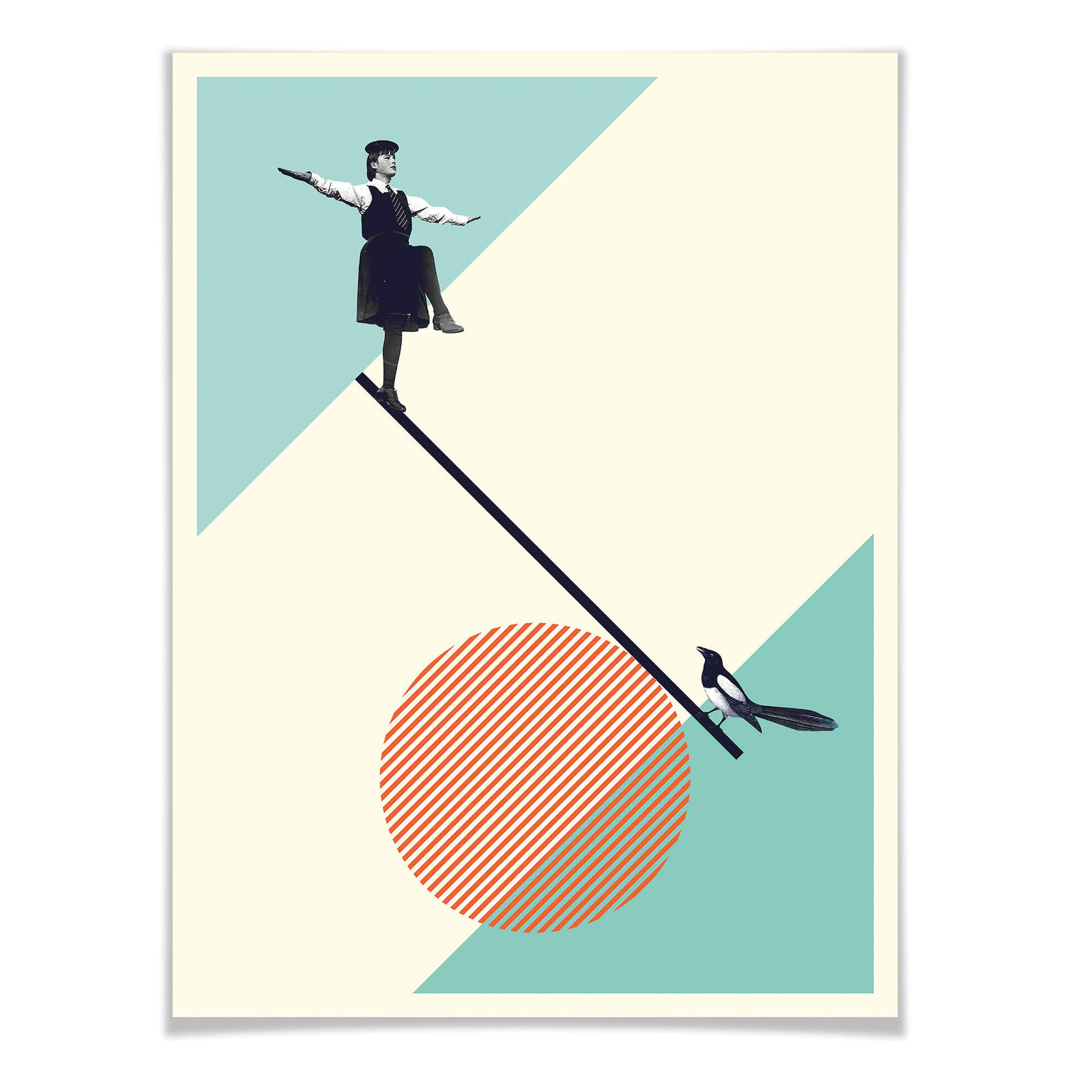 Poster Léon - B is for Balance | wall-art.de