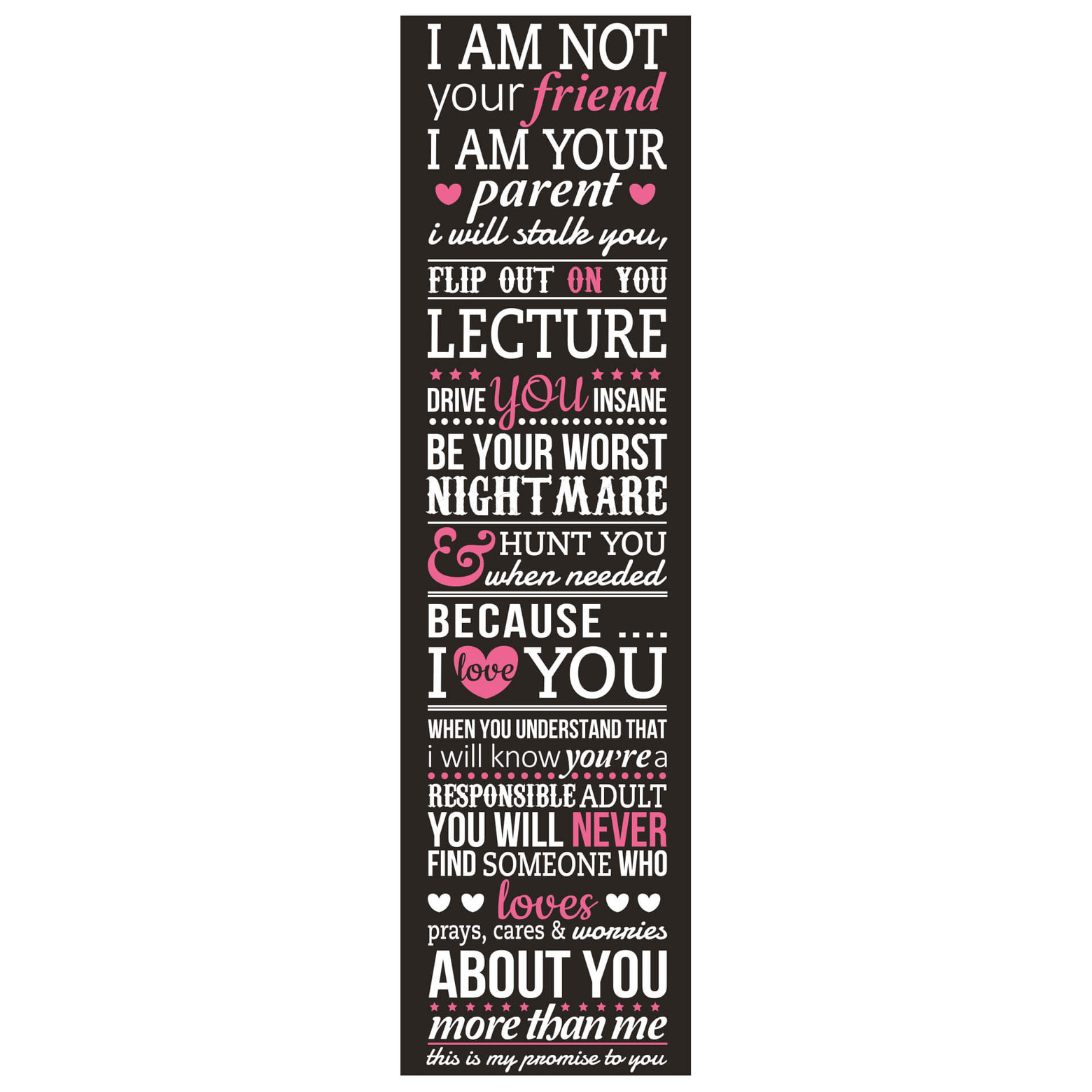 I am not your friend.. Wall sticker | wall-art.com