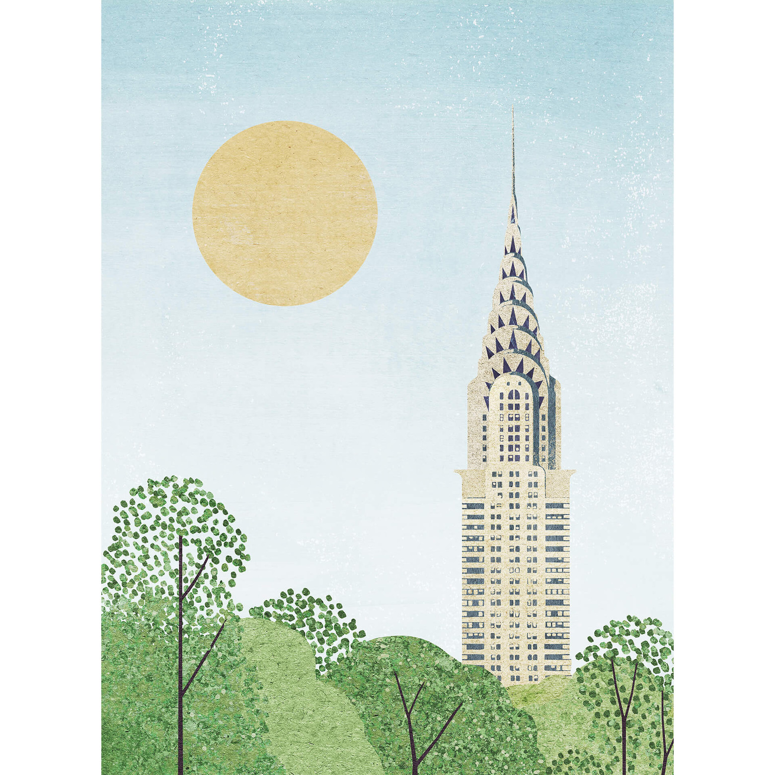 Fototapete Rivers - Chrysler Building | wall-art.de