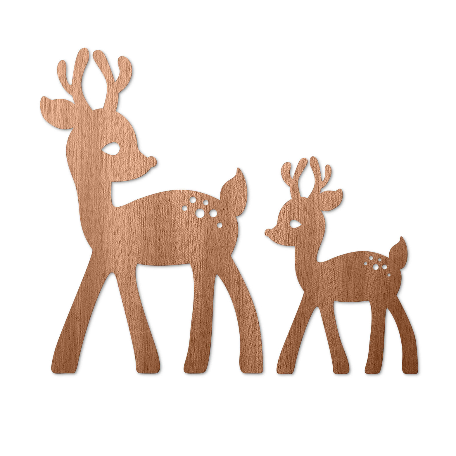 Hout - Jong Hert - mahonie fineer | wall-art.nl