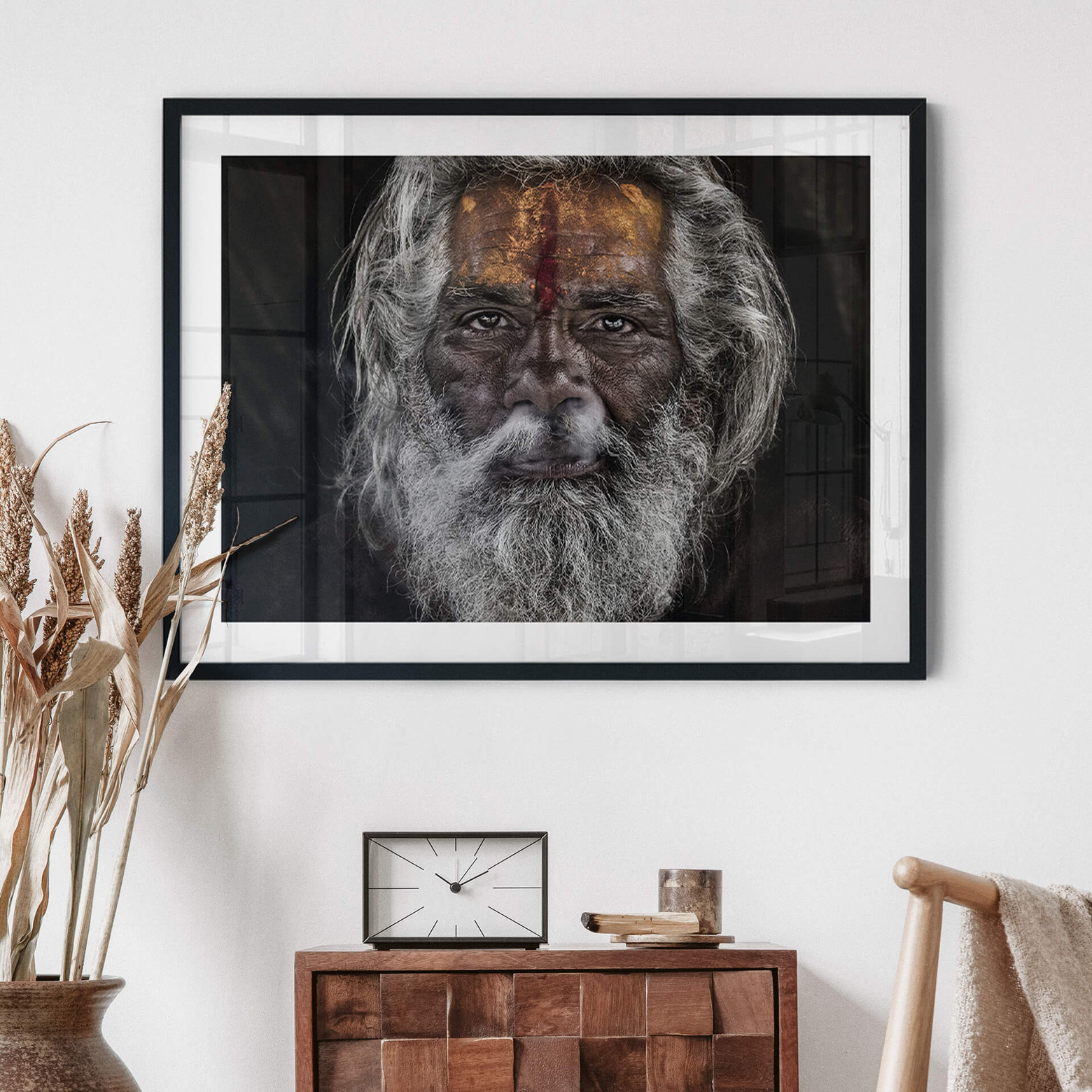 Poster Kuesta - Spirituality of a Sadhu in India | wall-art.com