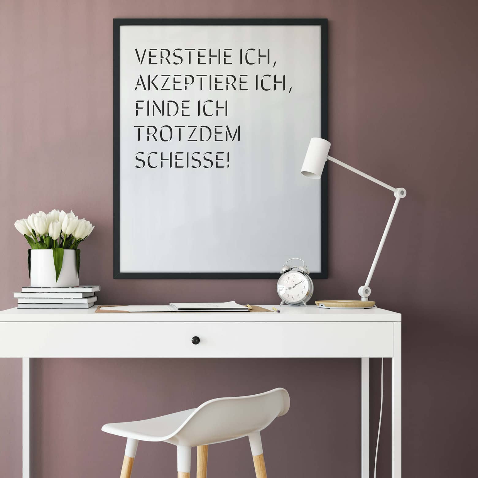 Poster Find ich trotzdem scheisse | wall-art.de