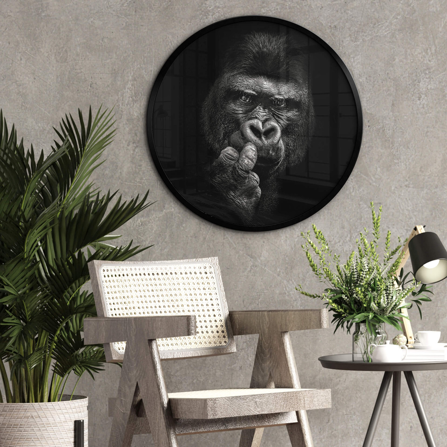 Poster Meermann - Le gorille | wall-art.fr