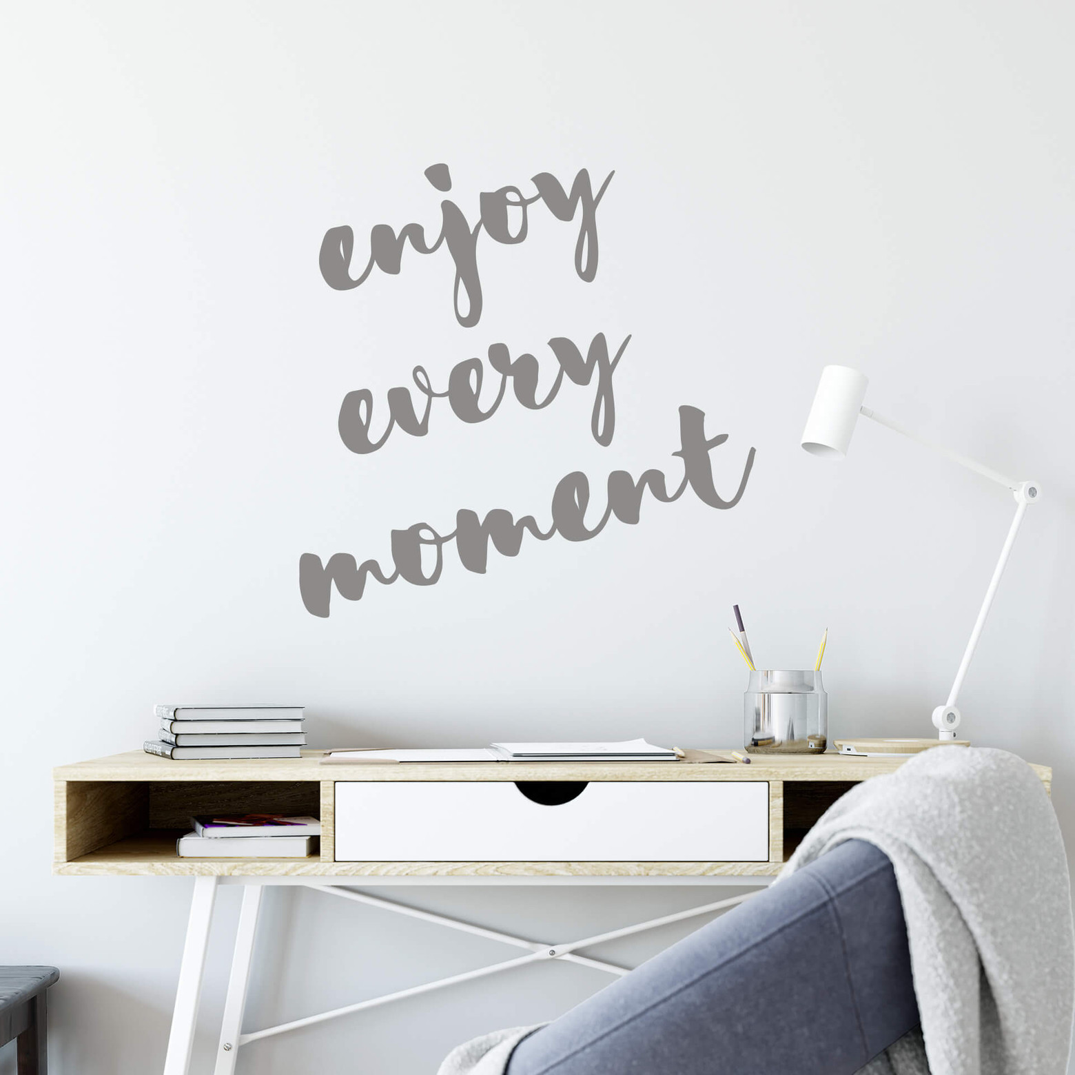 Muursticker Enjoy every moment | wall-art.nl