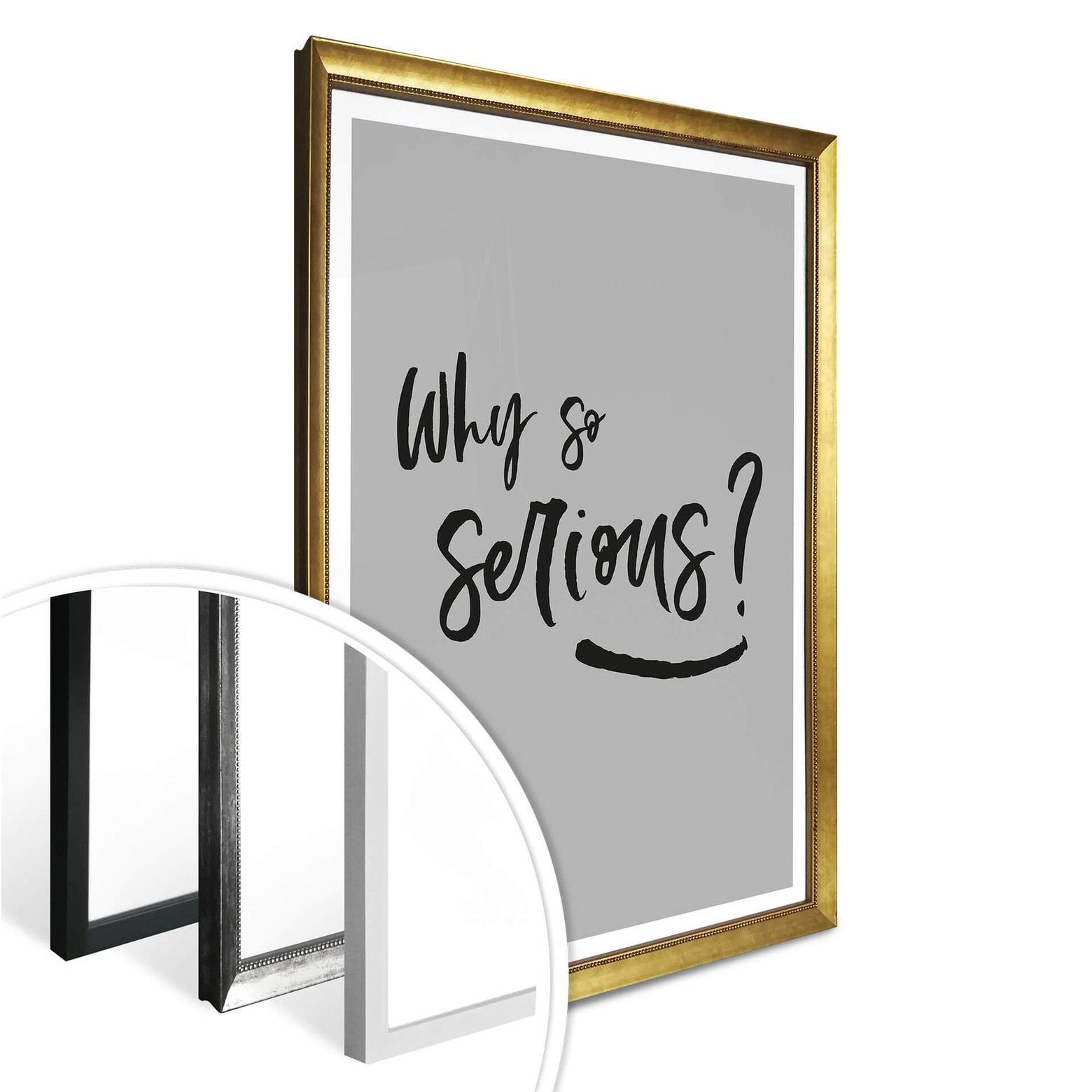 Poster Why so serious? | wall-art.de