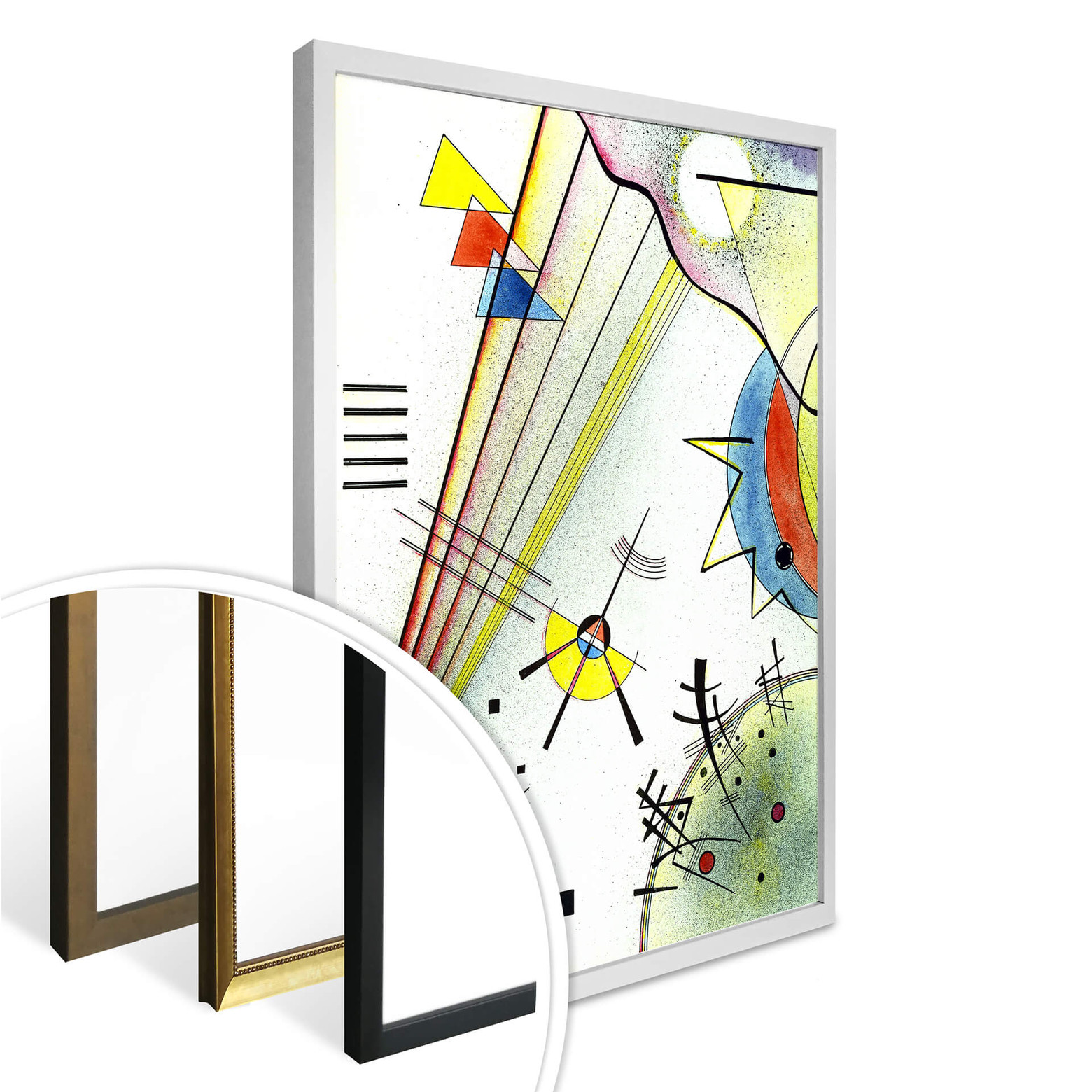 Poster Kandinsky - Deutliche Verbindung | wall-art.de
