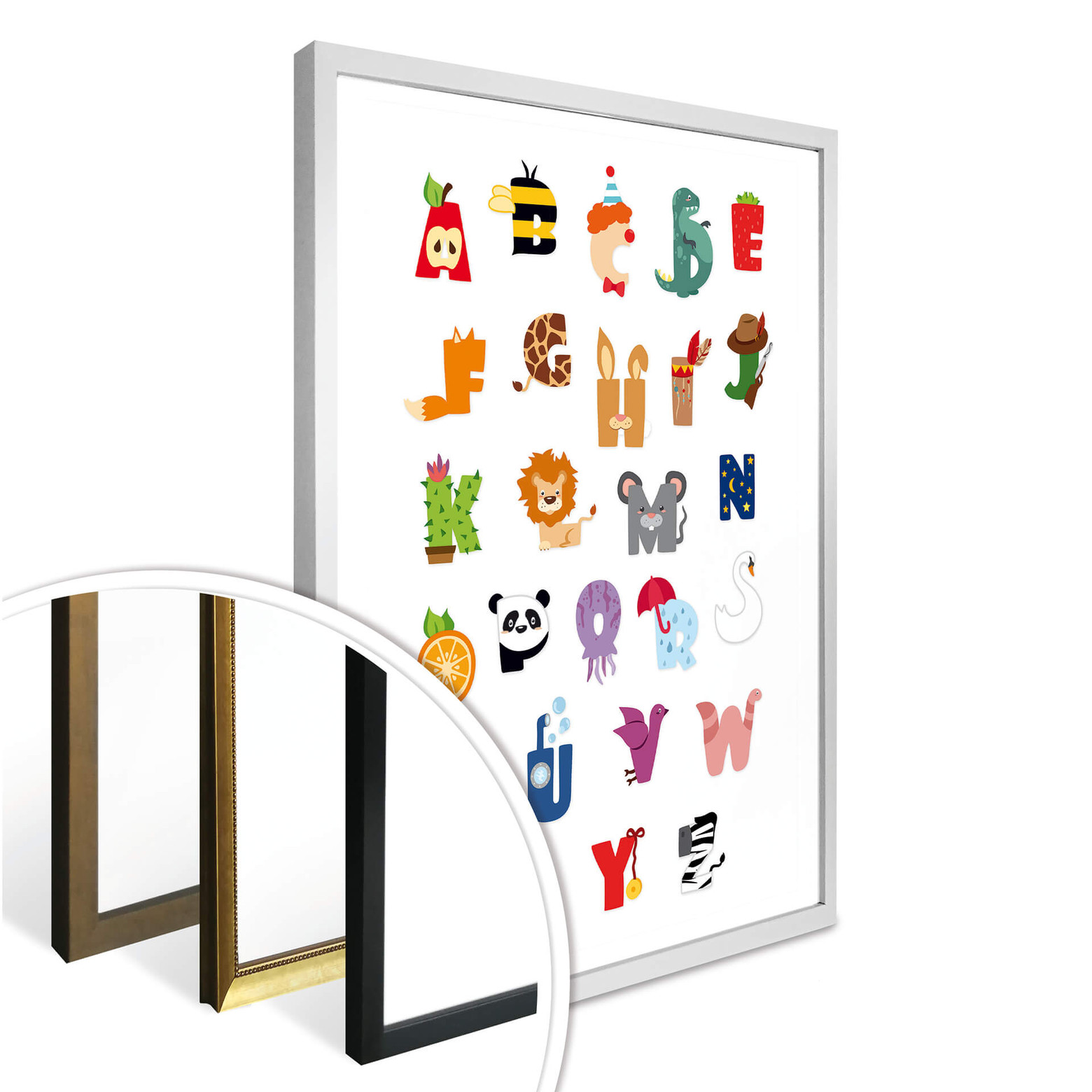 Poster Kinder Alphabet | wall-art.de