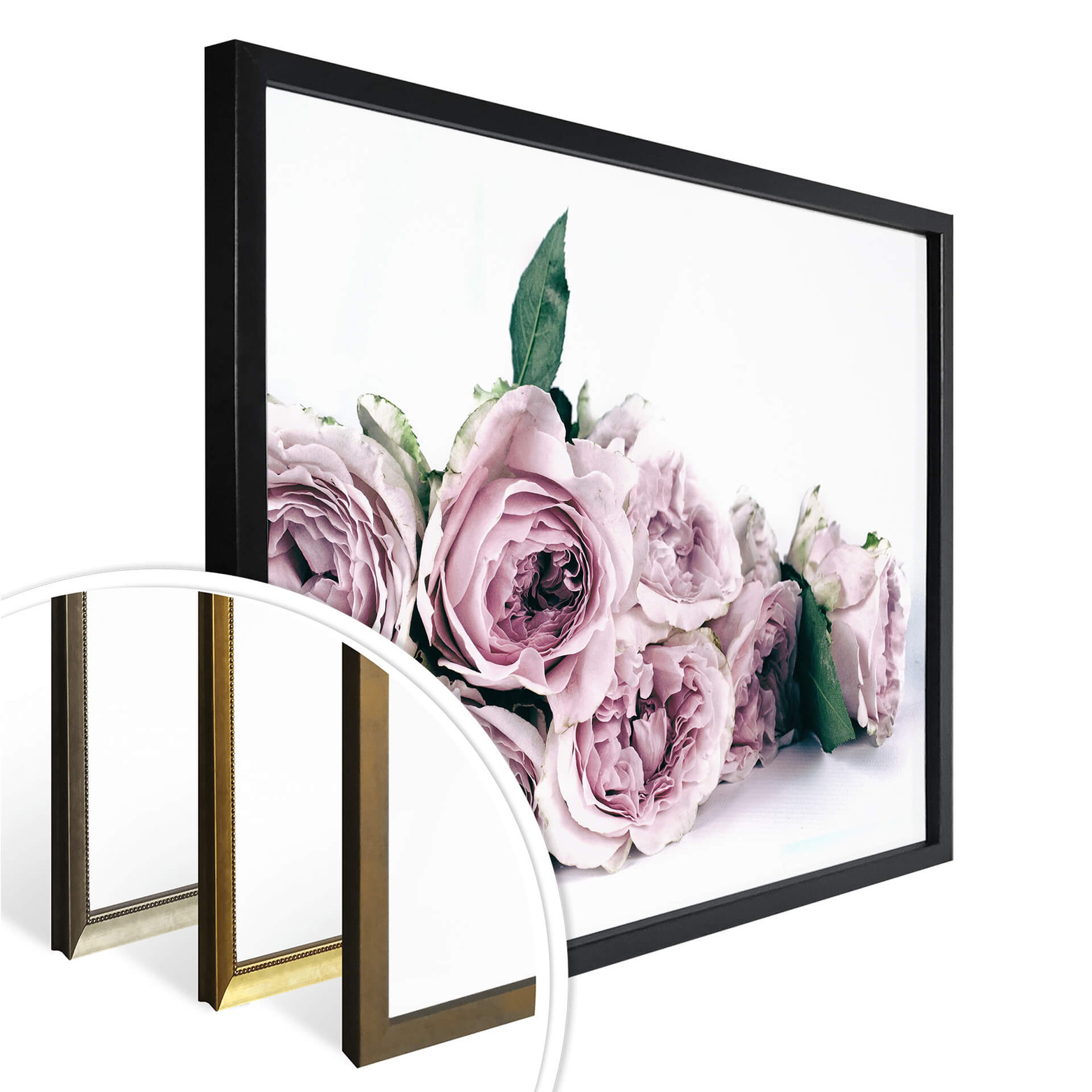 Poster Violet Flowers | wall-art.nl