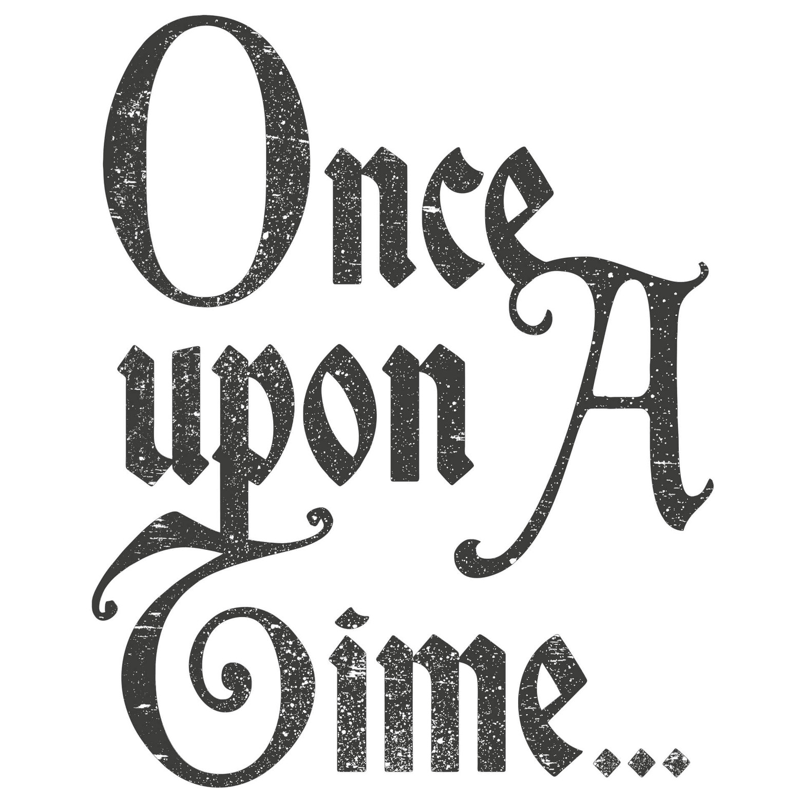 Adesivo murale Once Upon a Time | wall-art.it