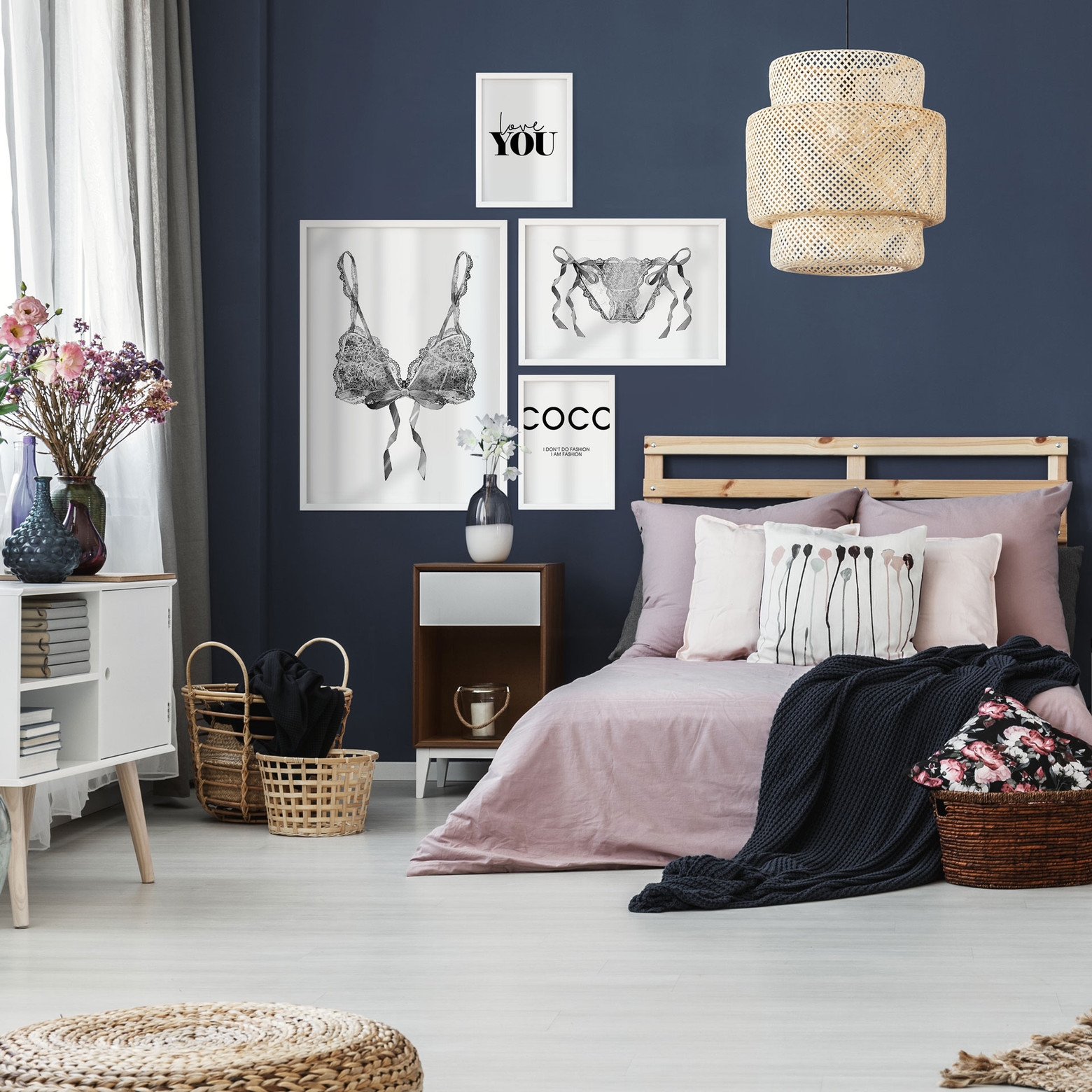 Poster Lingerie bra | wall-art.com