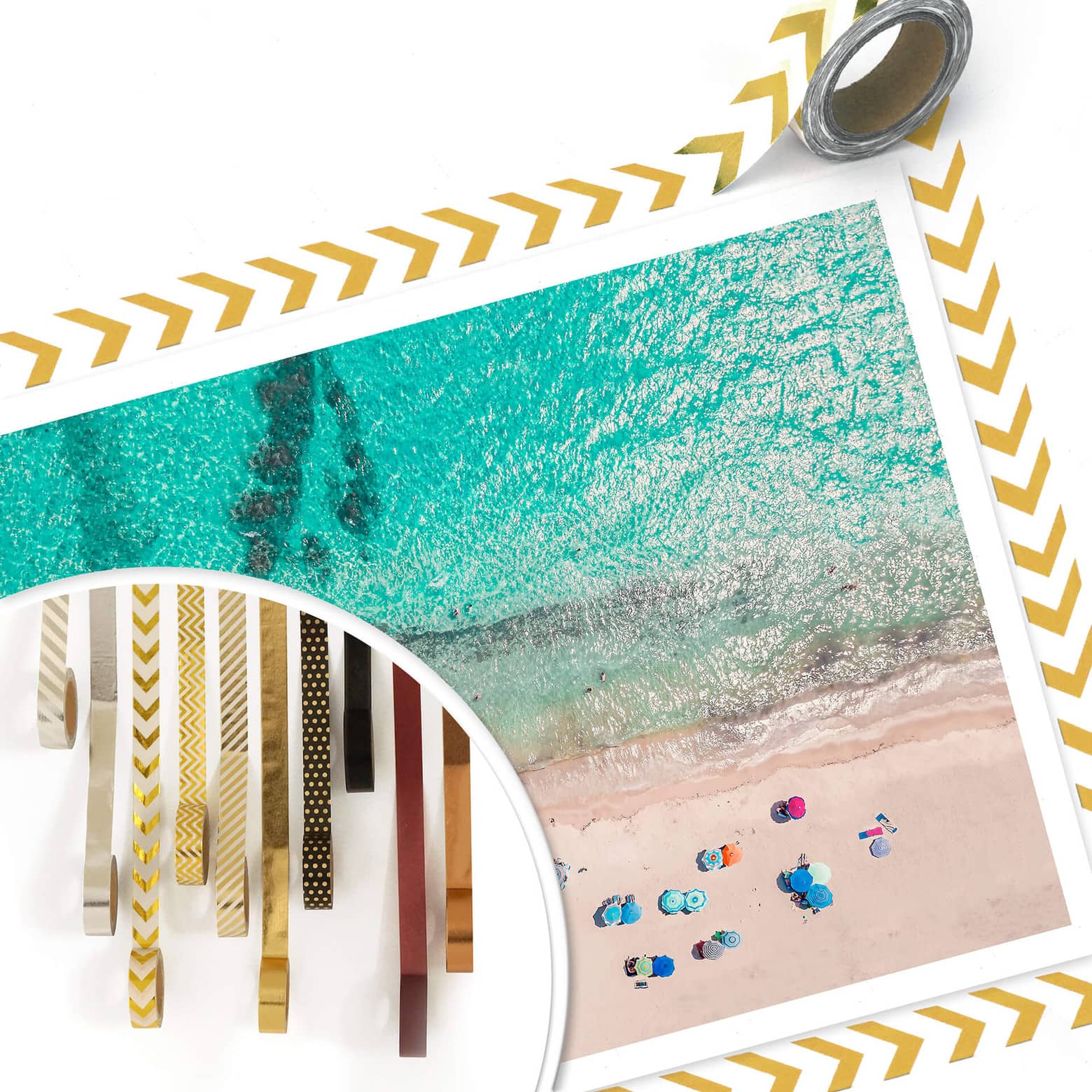 Poster Sisi & Seb - Am Strand | wall-art.de