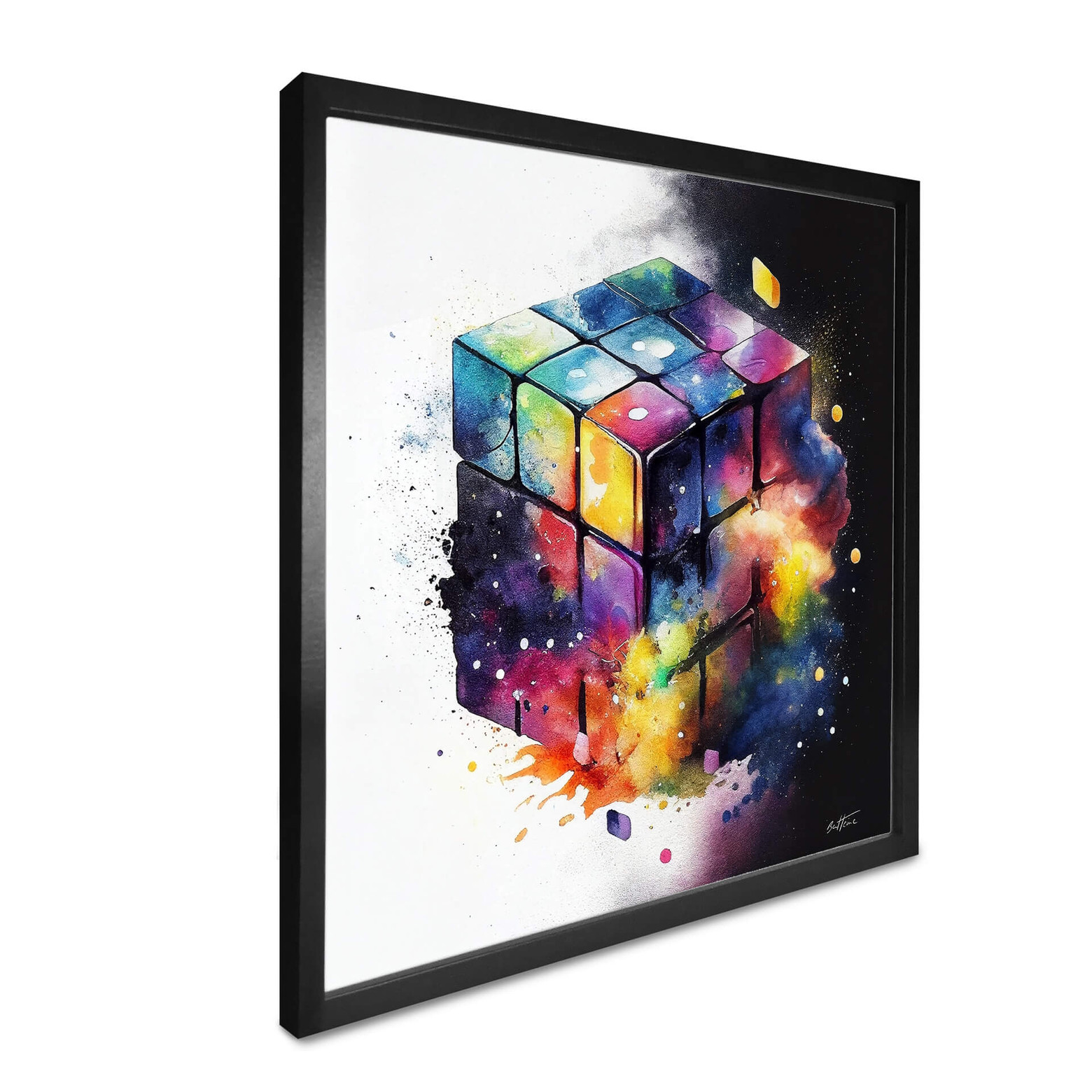 Poster Heine - Magical Rubik's Cube | wall-art.it