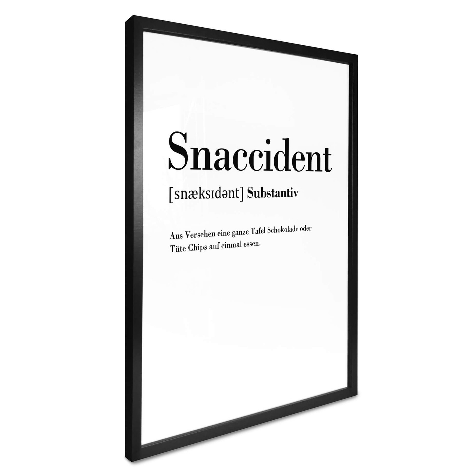 Poster Grammatik - Snaccident | wall-art.de