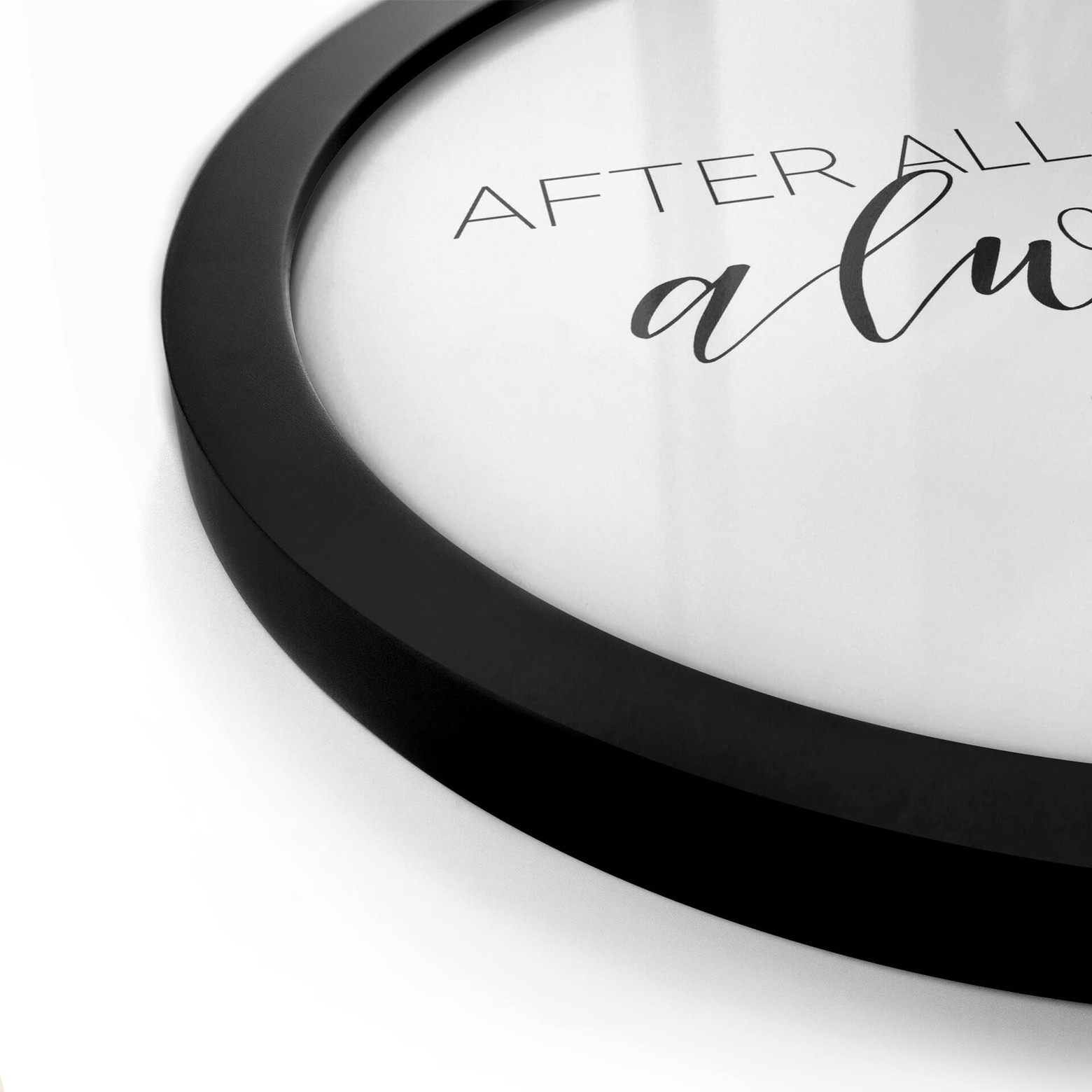 Poster After all this time - Rund | wall-art.de