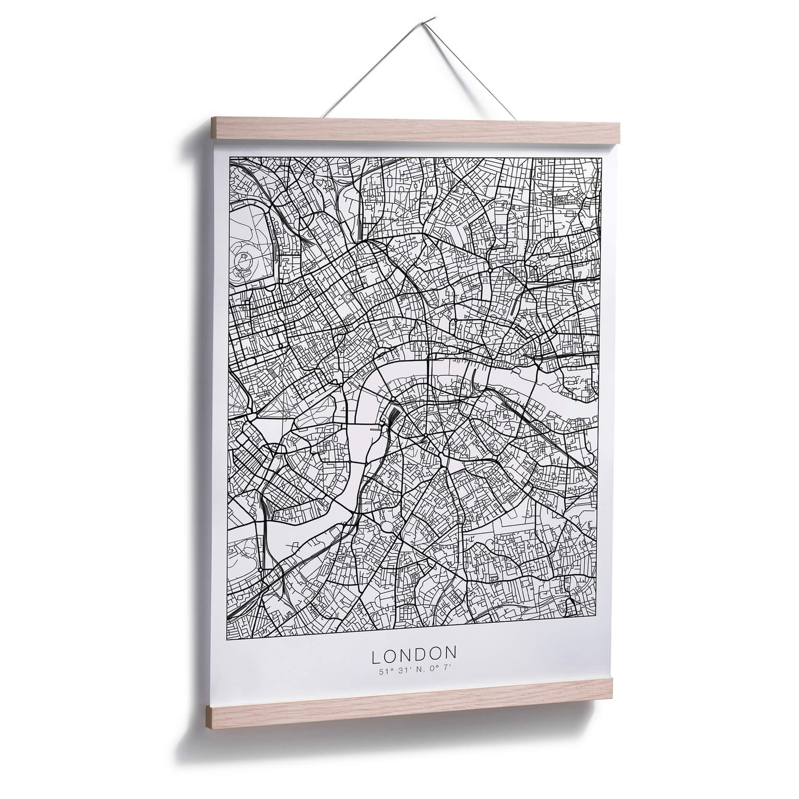 Poster Stadtplan London | wall-art.de