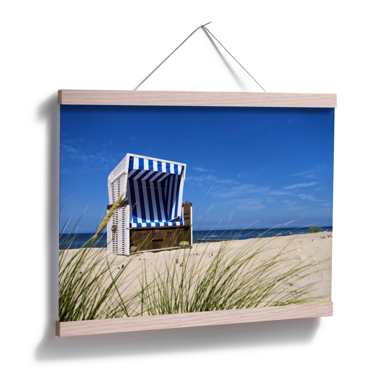Poster Strandkorb | wall-art.de