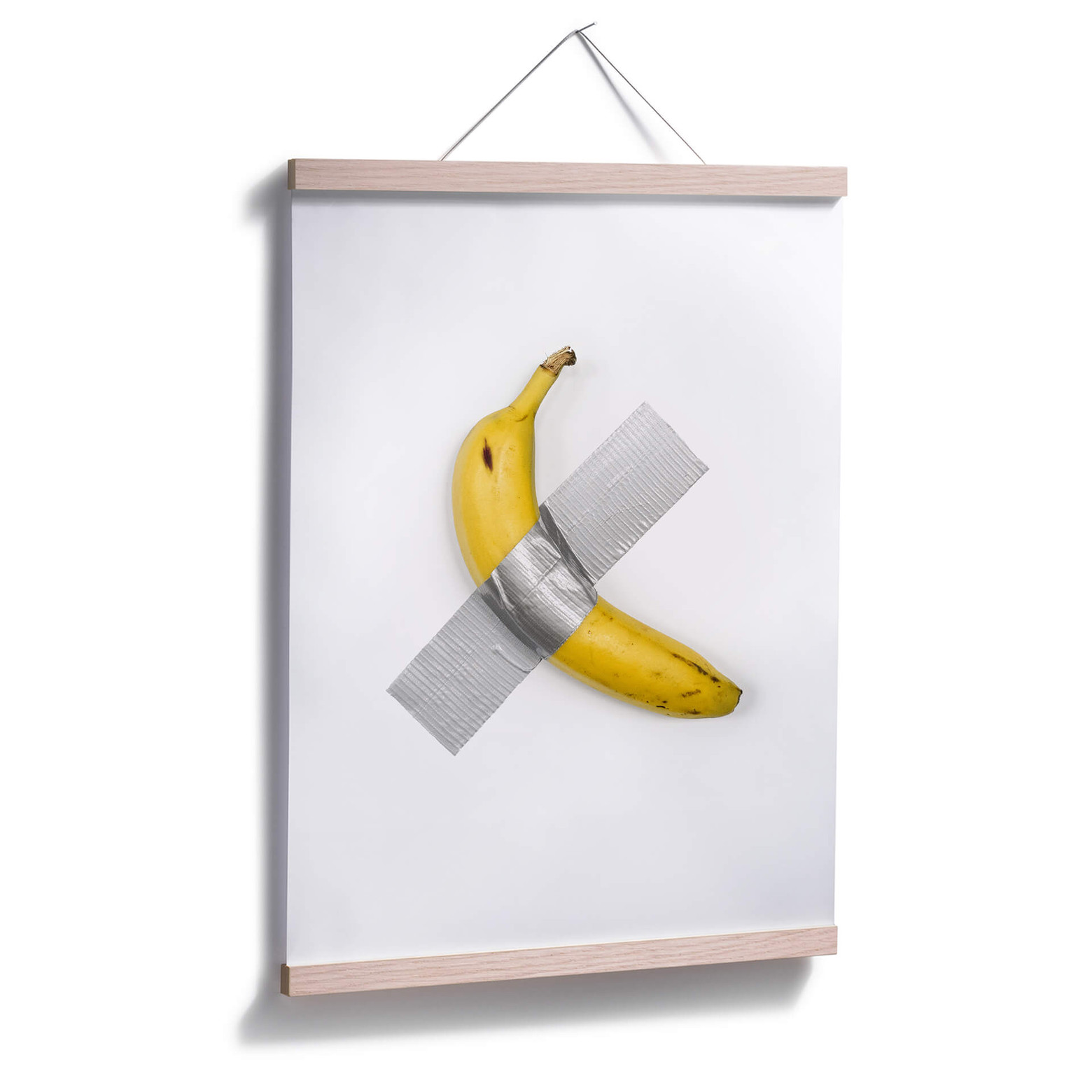 Poster - Taped Banana | wall-art.nl