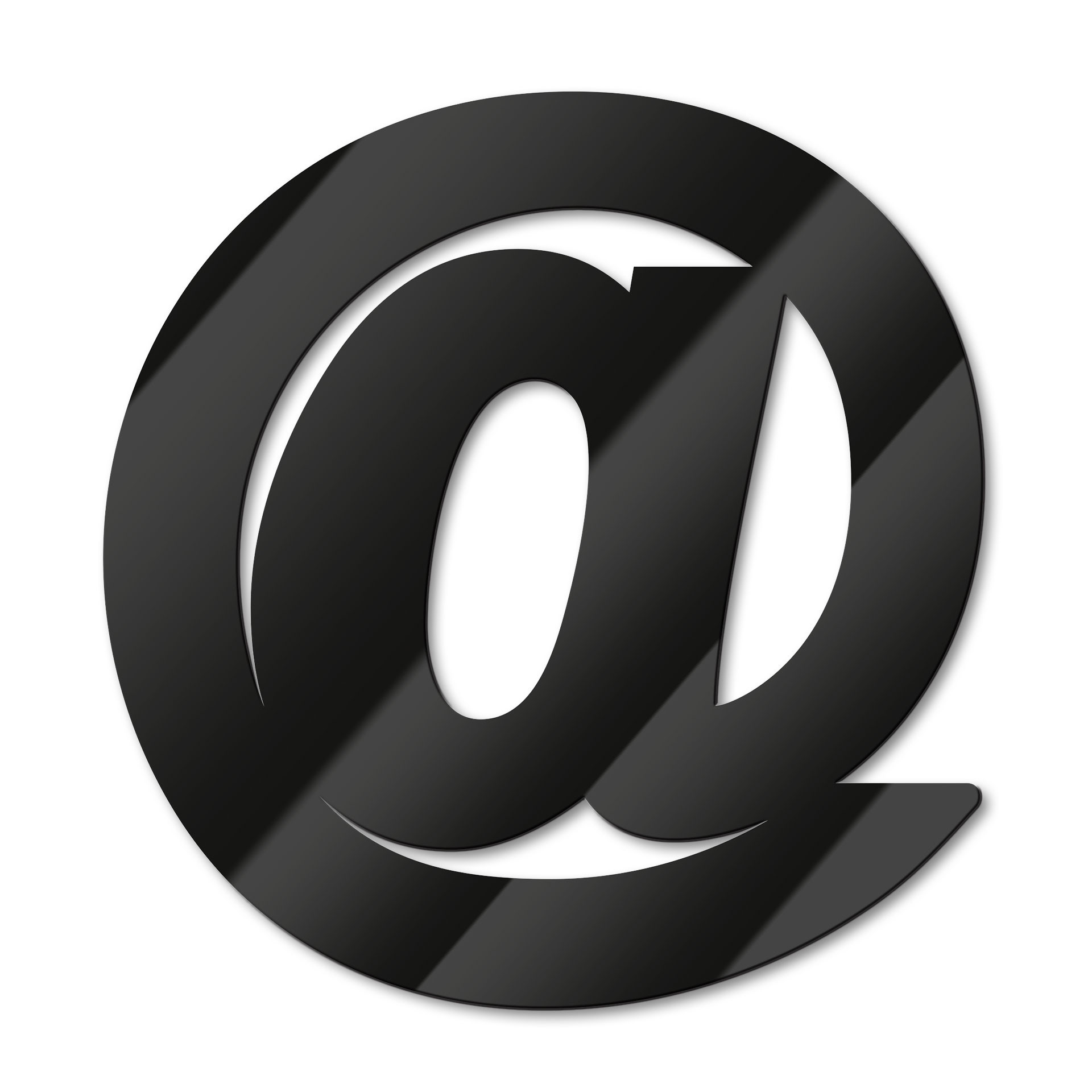 Acrylbuchstaben at-Zeichen | wall-art.de