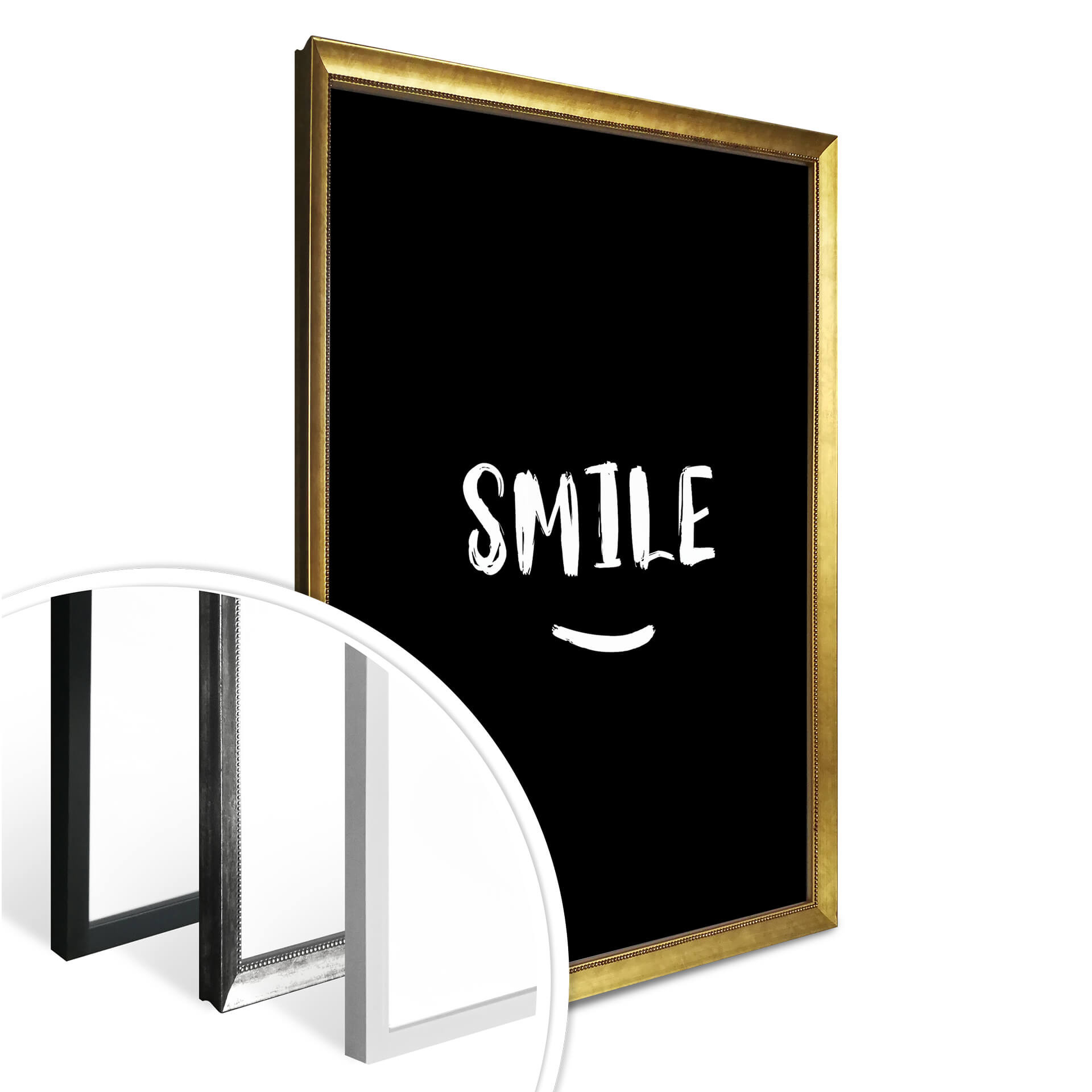 Poster Smile | wall-art.nl