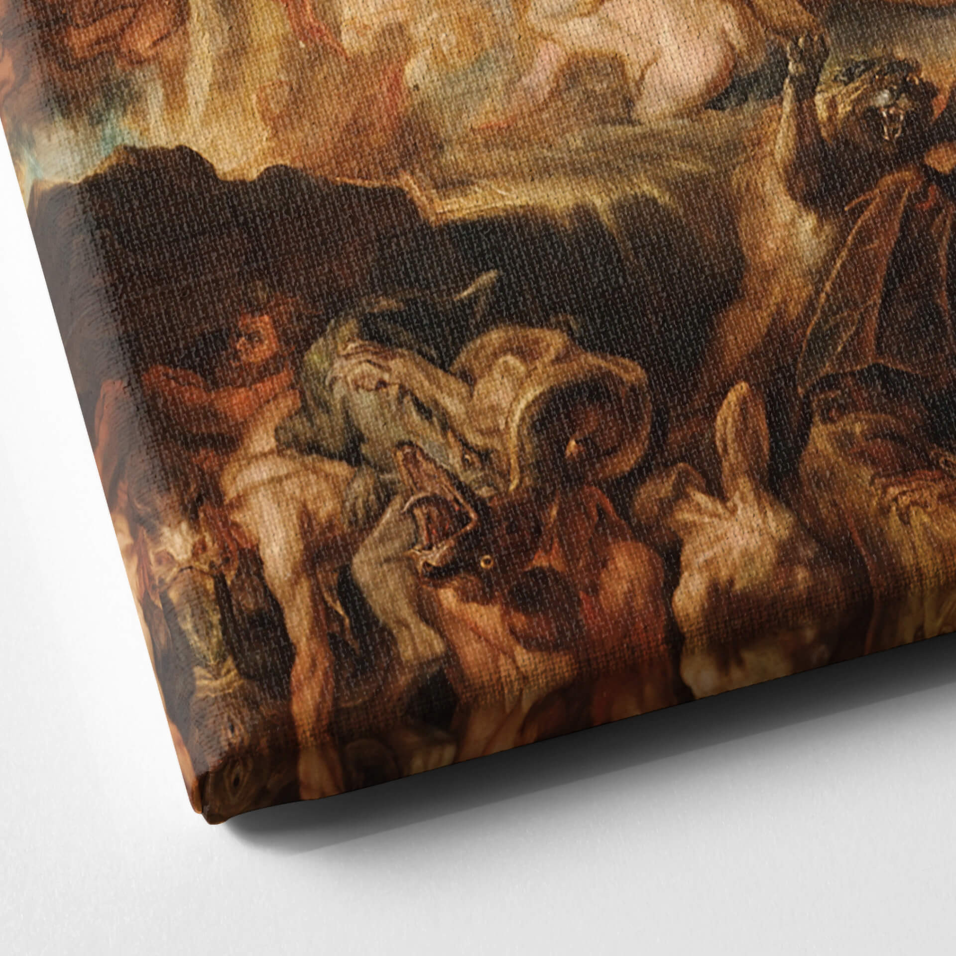 Canvas Rubens - De Val van de Verdoemden | wall-art.nl