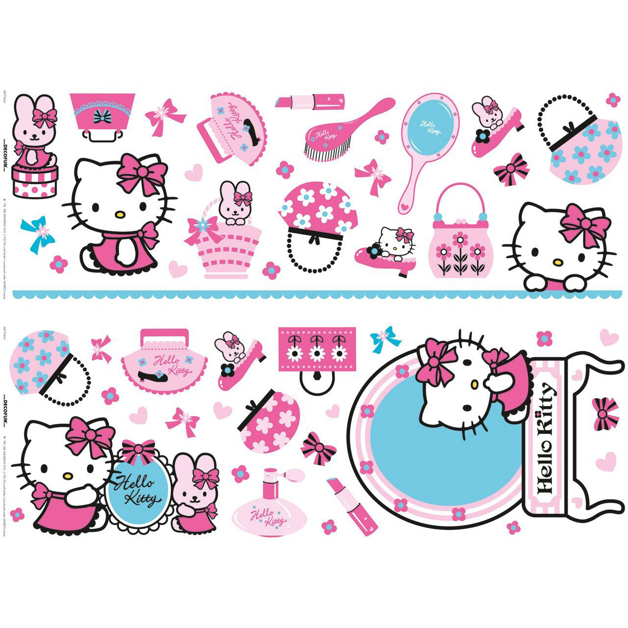 Hello Kitty - Wall sticker Set | wall-art.com