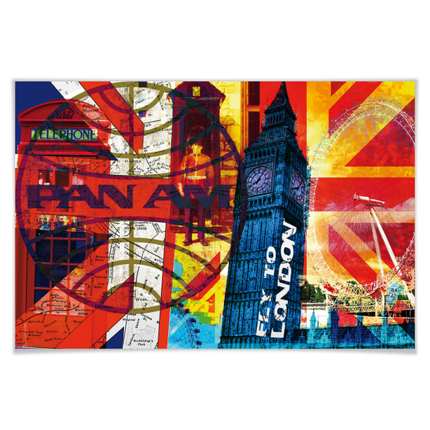 Vintage-Bild von London als Hingucker. | wall-art.de