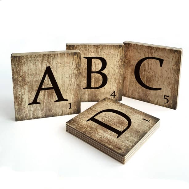 Holzbuchstaben zum Hinstellen und für die Wand | wall-art.de