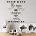 Muursticker Don\'t mind the mess... | wall-art.nl