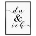 Poster Du und Ich | wall-art.de