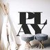 Wandtattoo Typo-Play | wall-art.de