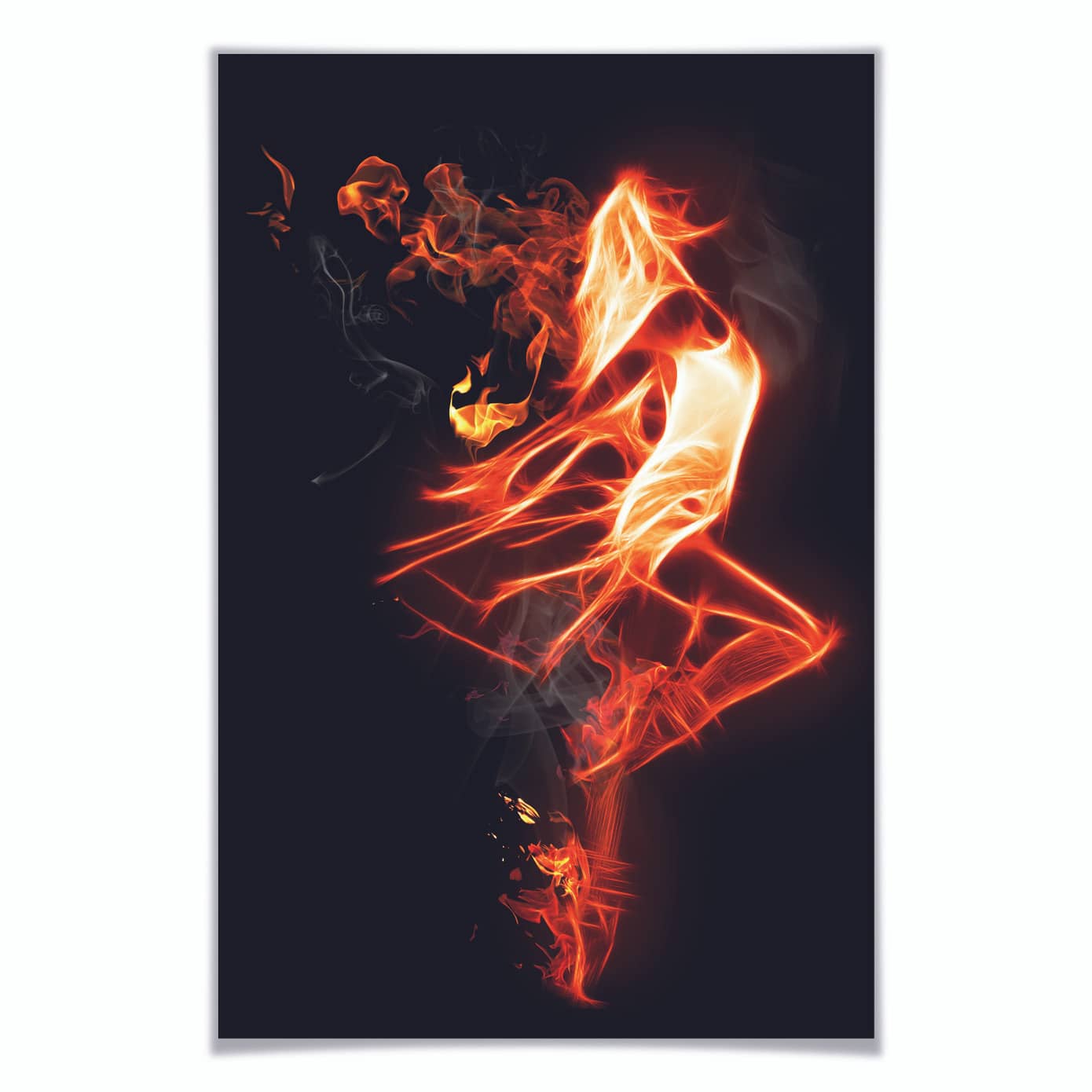 Poster - Flammes | wall-art.fr