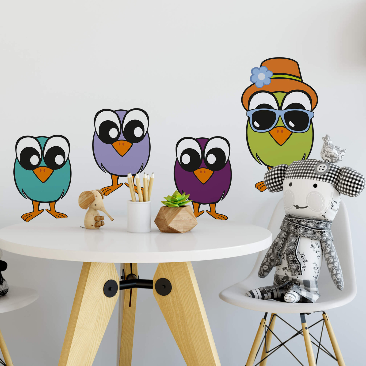 Adesivo murale - Uccellini | wall-art.it