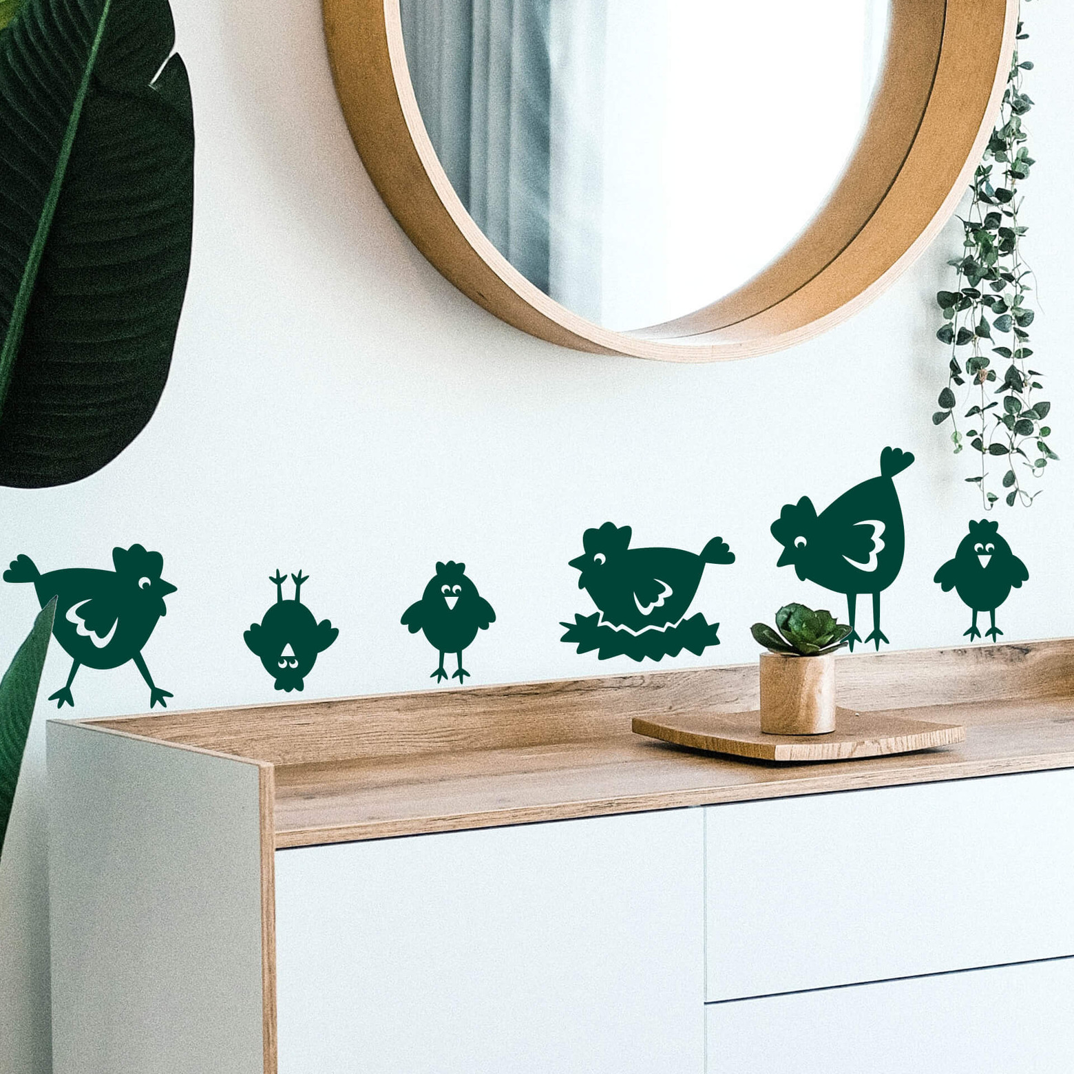 Chicken Set Wall sticker | wall-art.com