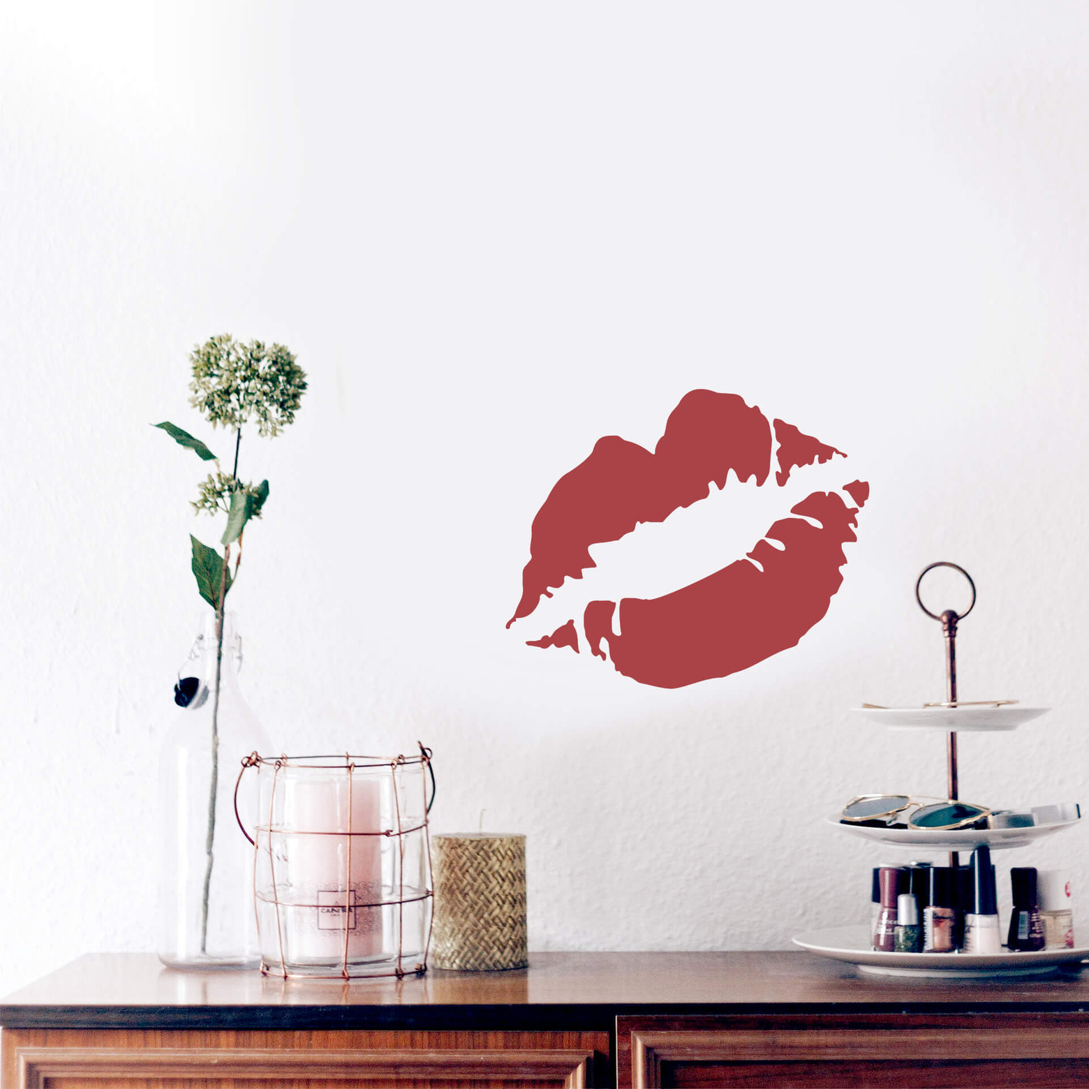 Muursticker Lippen | wall-art.nl
