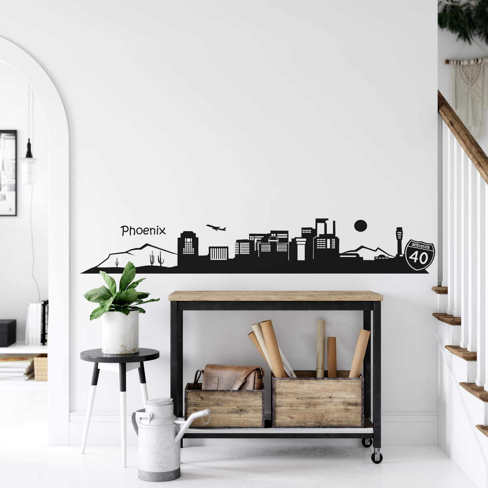 Sticker mural - Phoenix Skyline | wall-art.fr