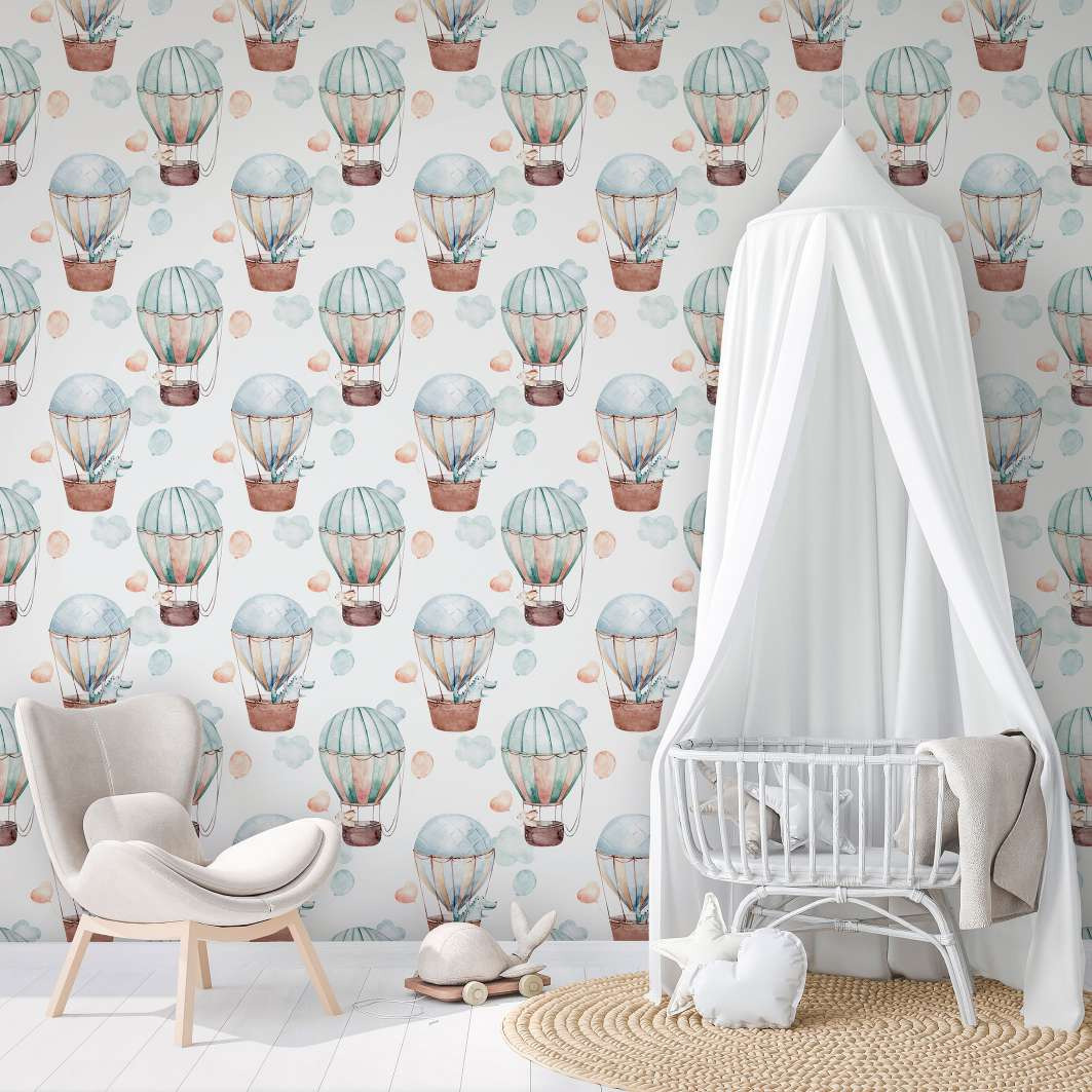 Papier peint enfants, papier peint intissé avec illustration Kids Walls ...