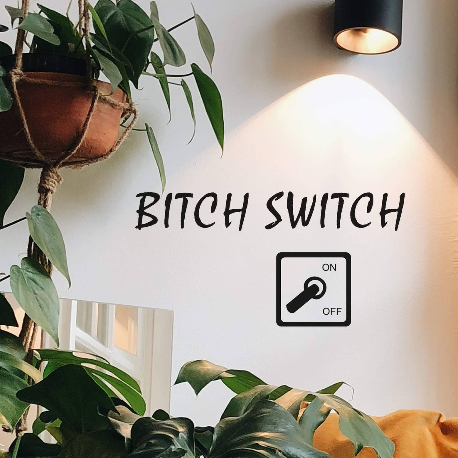 Bitch Switch - Wandtattoo von K&L Wall Art | wall-art.de