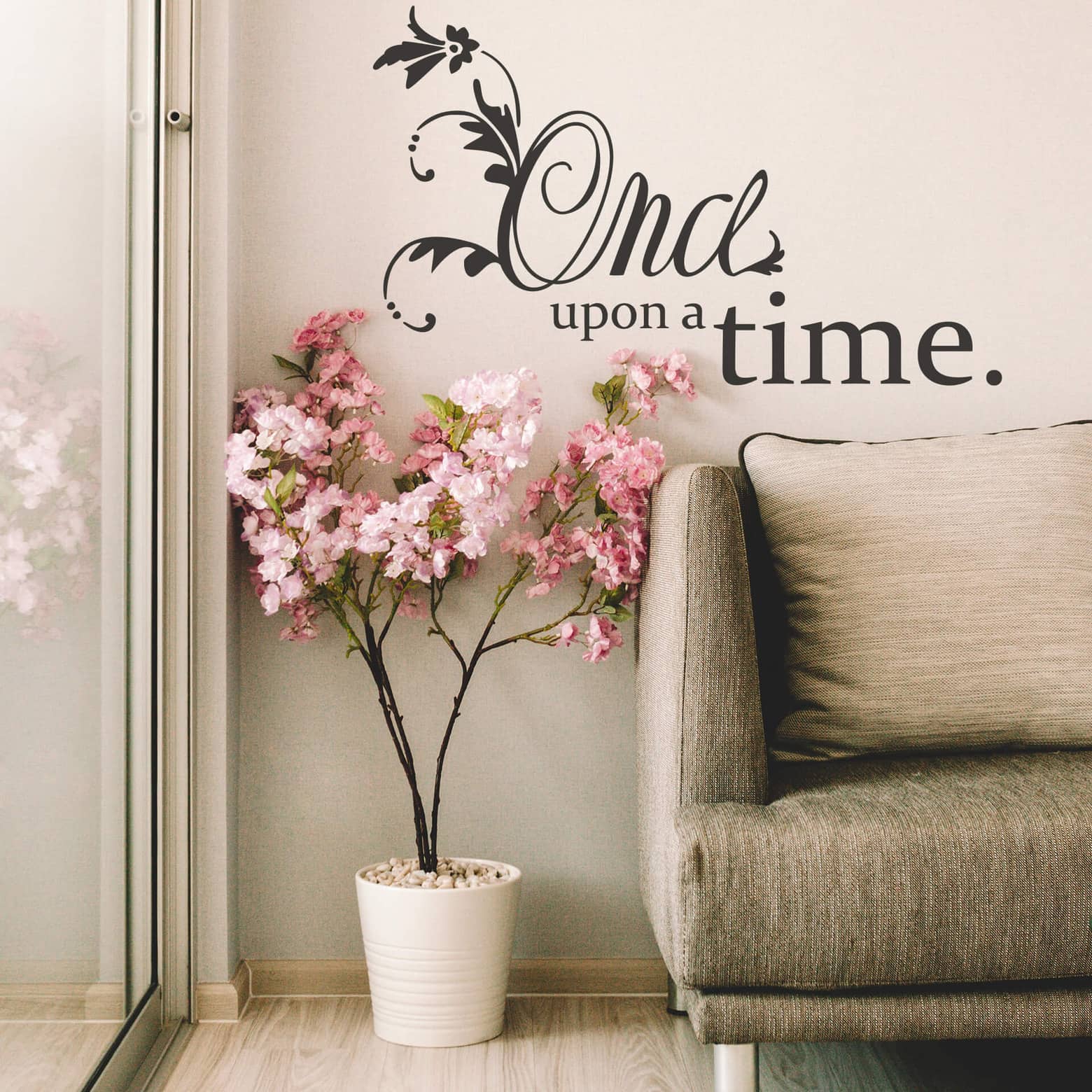 Once upon a time... Wall Sticker | wall-art.com