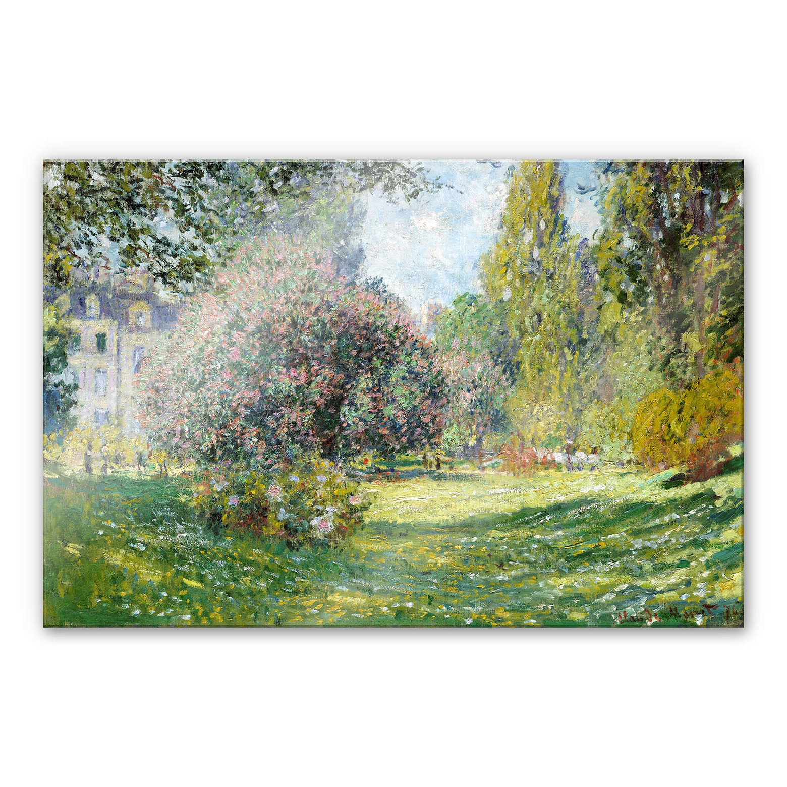 Acrylic Print Monet - Park Monceau | wall-art.com