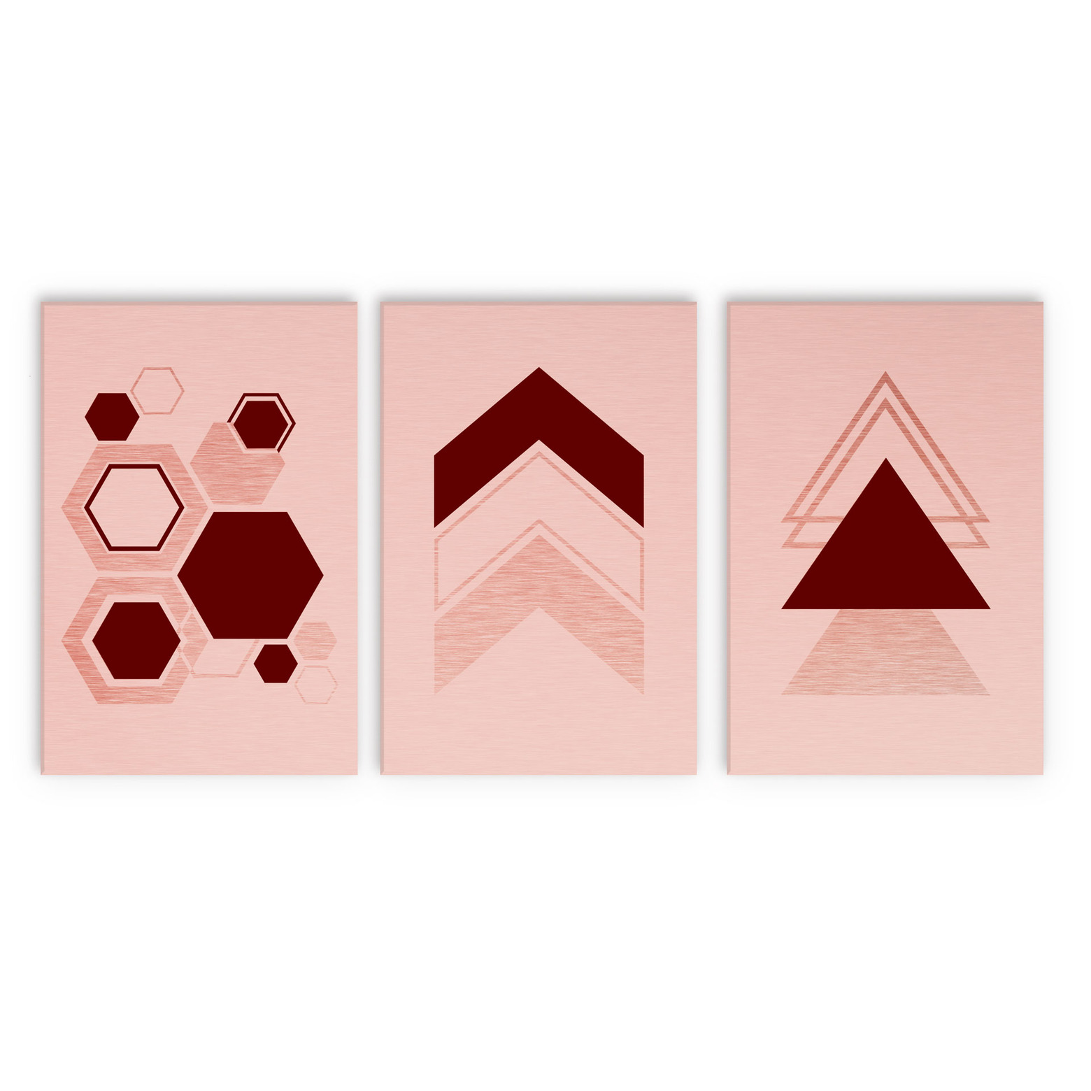 Alu-Dibond koper effect Scandinavian Copper | wall-art.nl