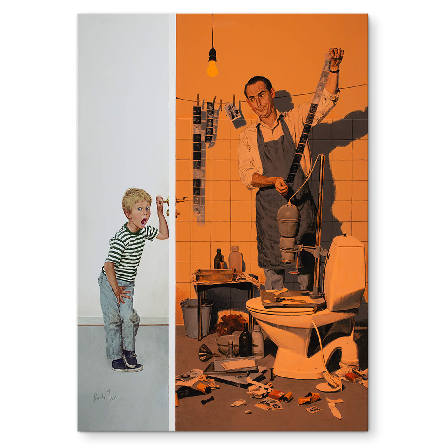 Wandbild Sesam, öffne dich… (1964) - Kurt Ard - Alu-Dibond | wall-art.de