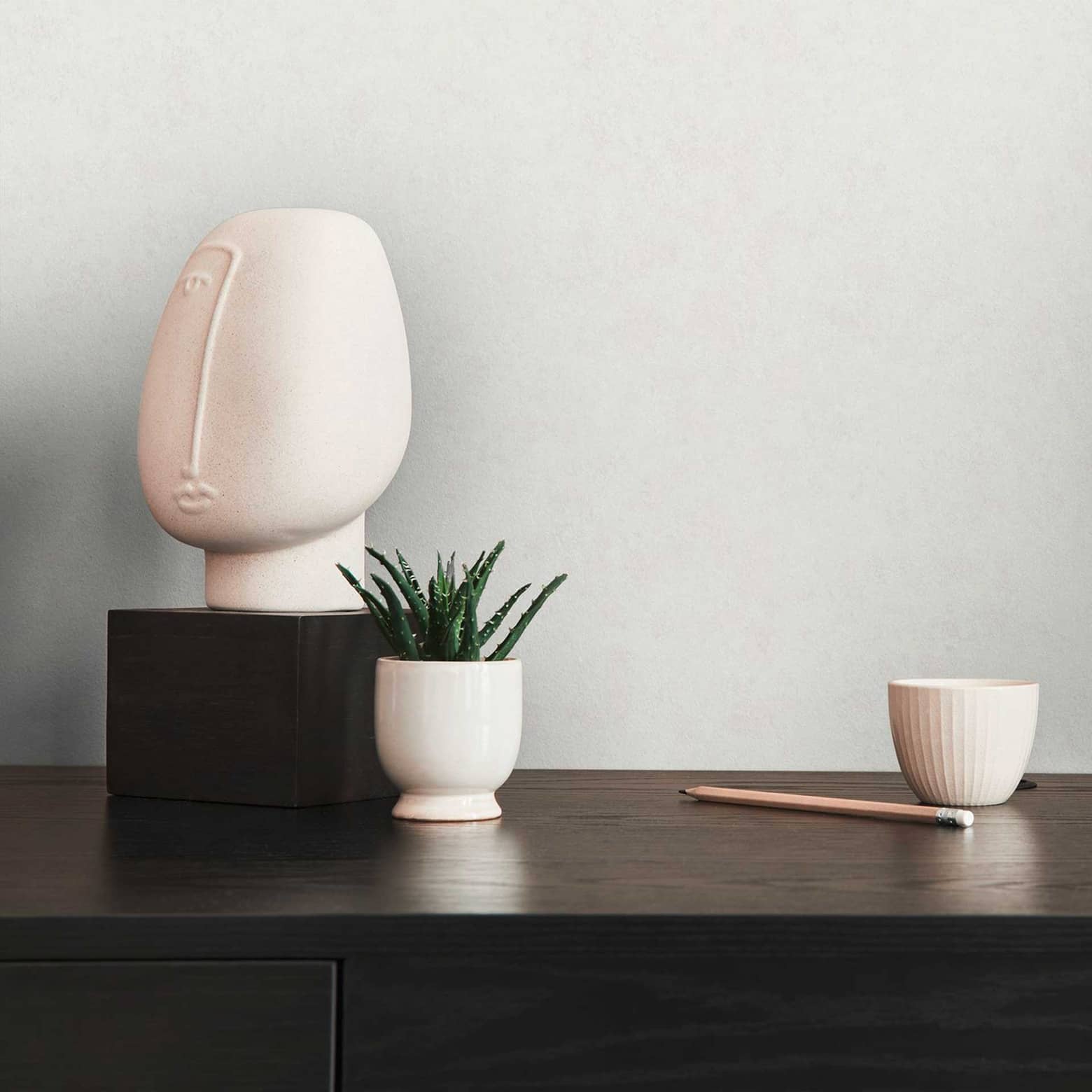 Mat grå - moderne fleecetapet lysegrå - ensfarvet tapet med glat ...