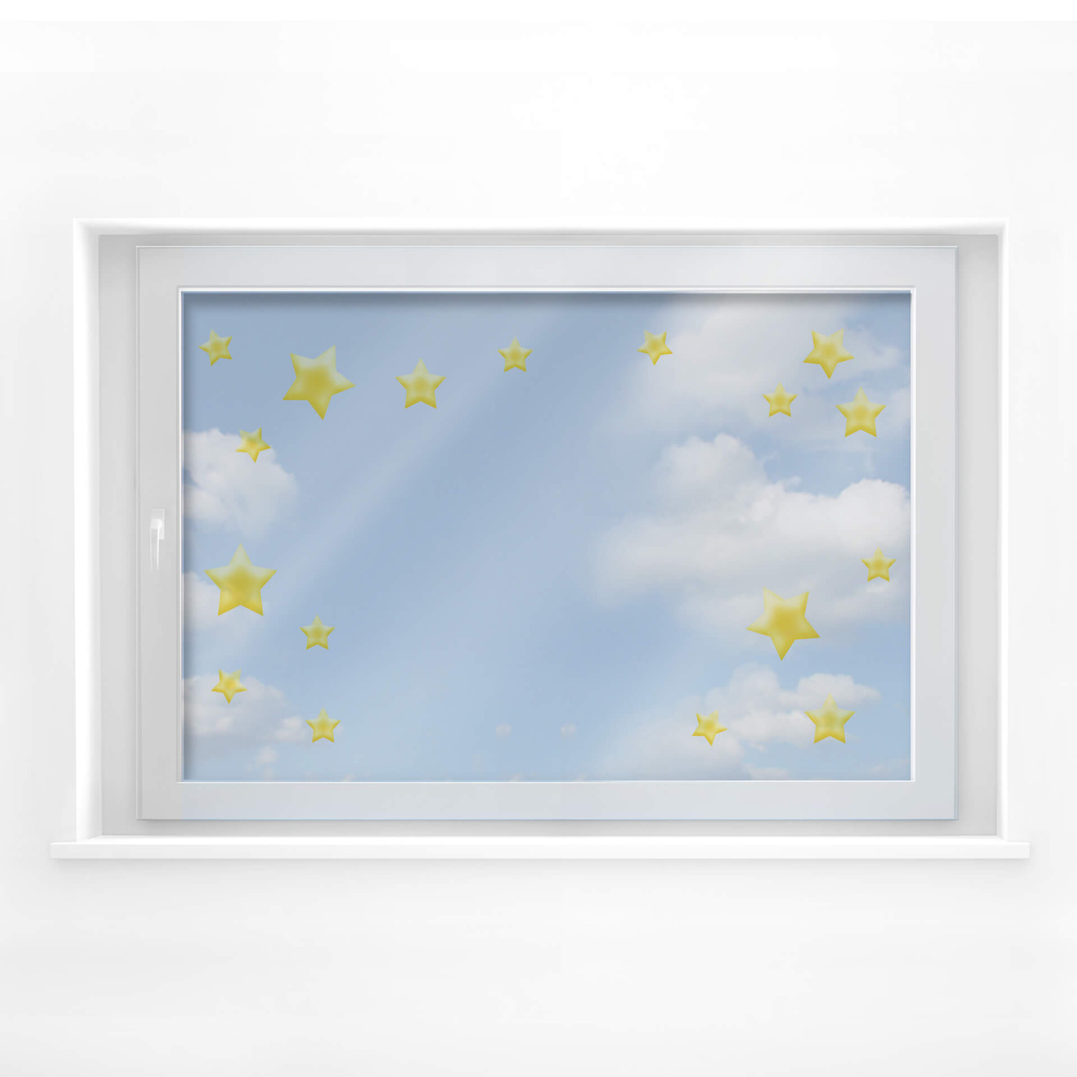 Fensterbild Stars | wall-art.de