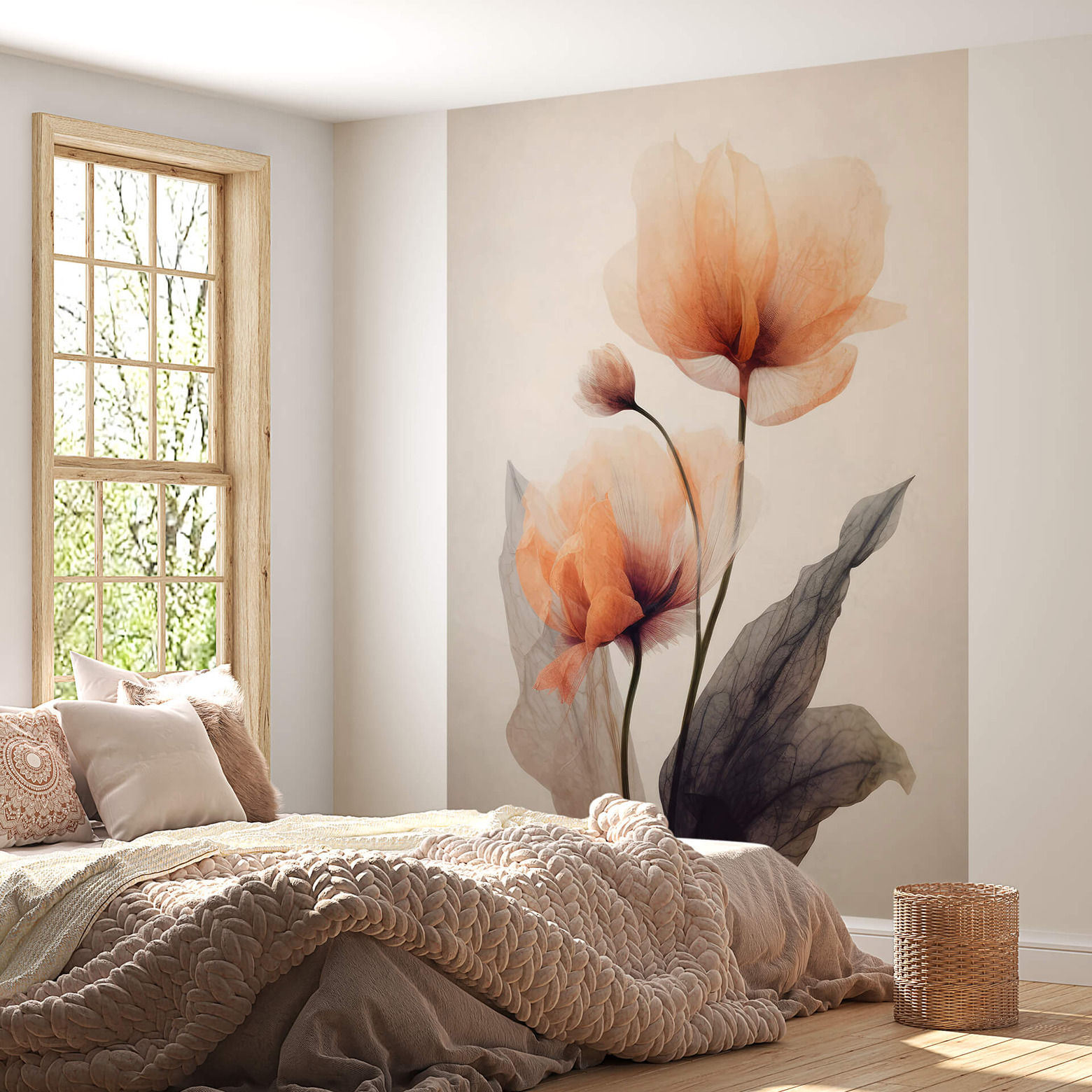 Fotobehang Treechild - Delicate Flowers | wall-art.nl