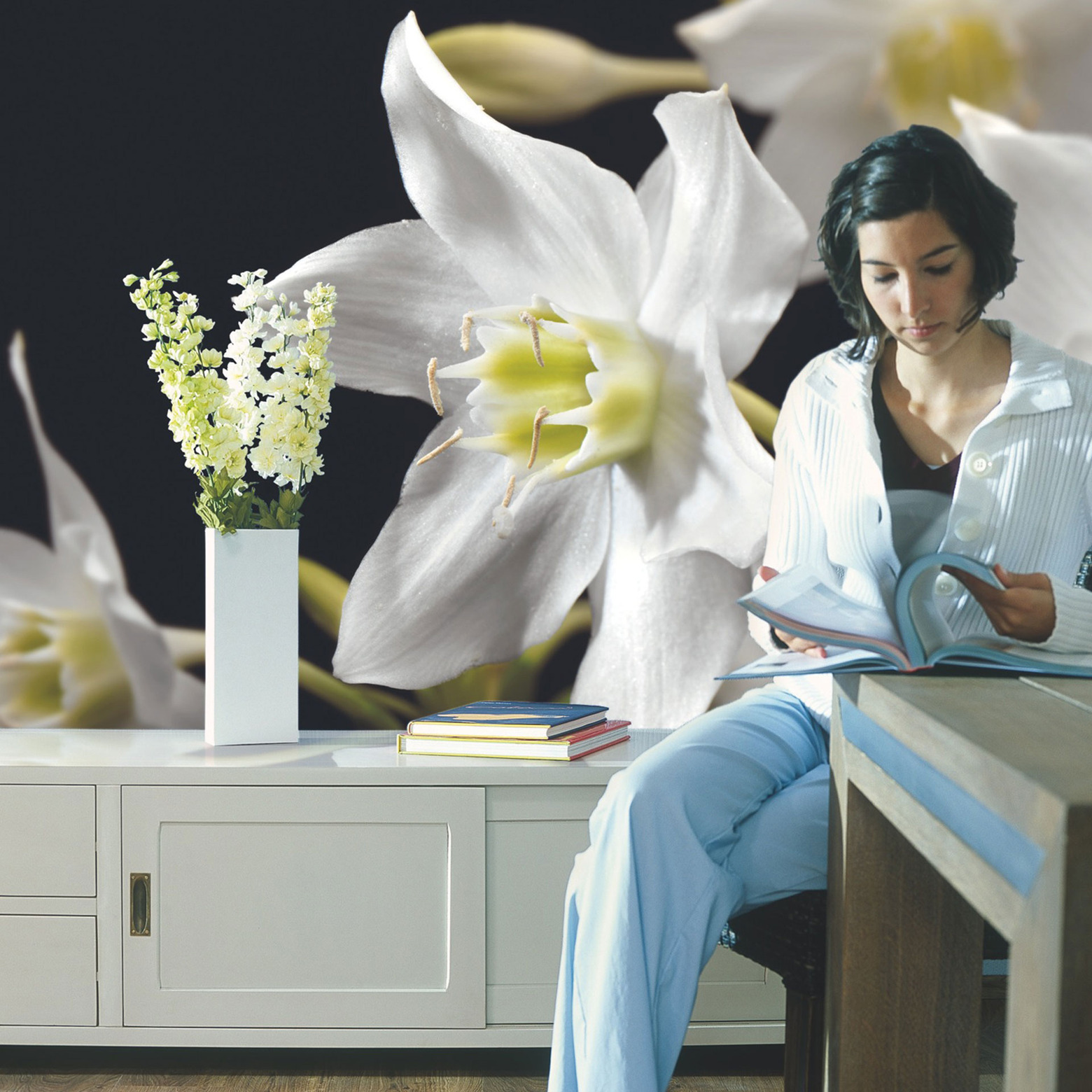 Fotobehang Papierbehang Madonna | wall-art.nl