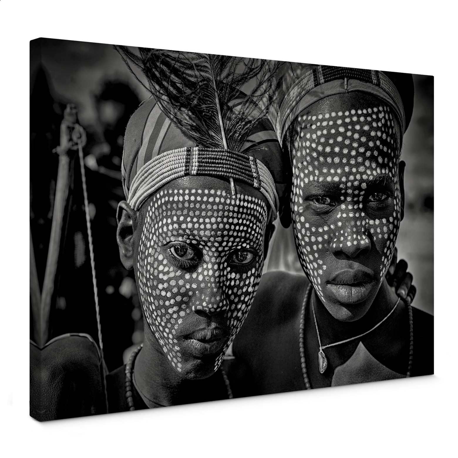 Kuesta - Portrait of Abore tribe Canvas print | wall-art.com