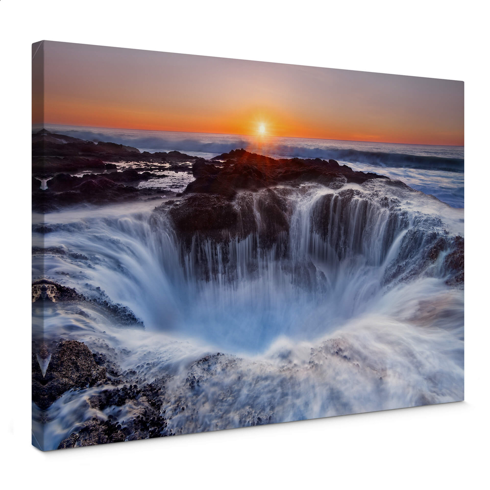 Leinwandbild Morgan - Oregon Thor's Well | wall-art.de